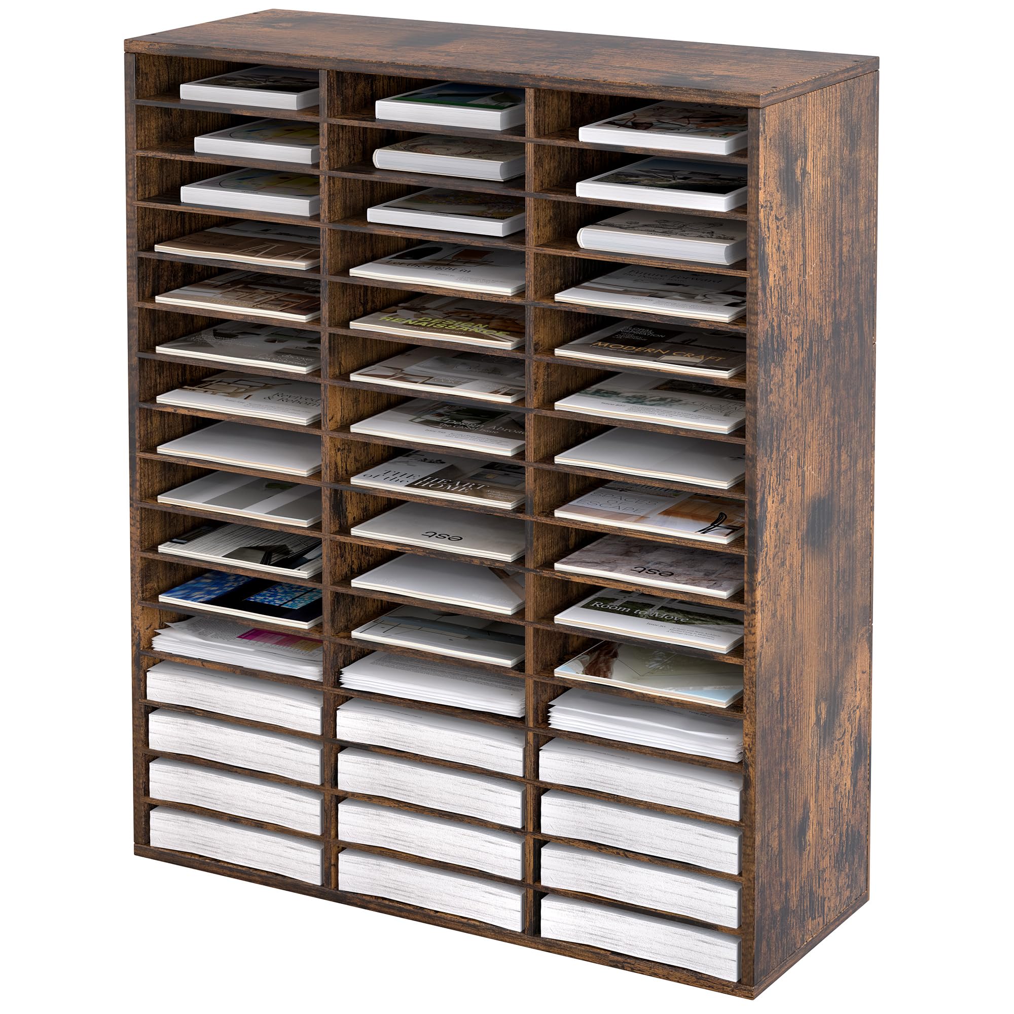 Amazon.com : EasyPAG 48 Slots Mail Sorter Organizer Office Wooden ...