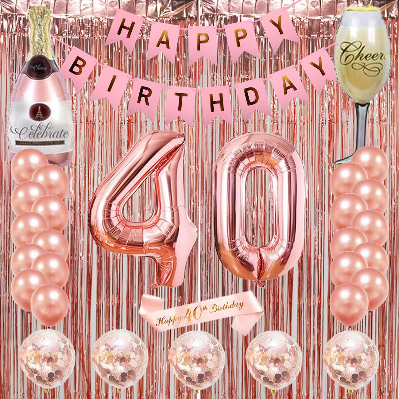 TSLIVE 40th Birthday Decorations For Women 40th Birthday Decorations tslive-40th-birthday-decorations-for-women-40th-birthday-decorations