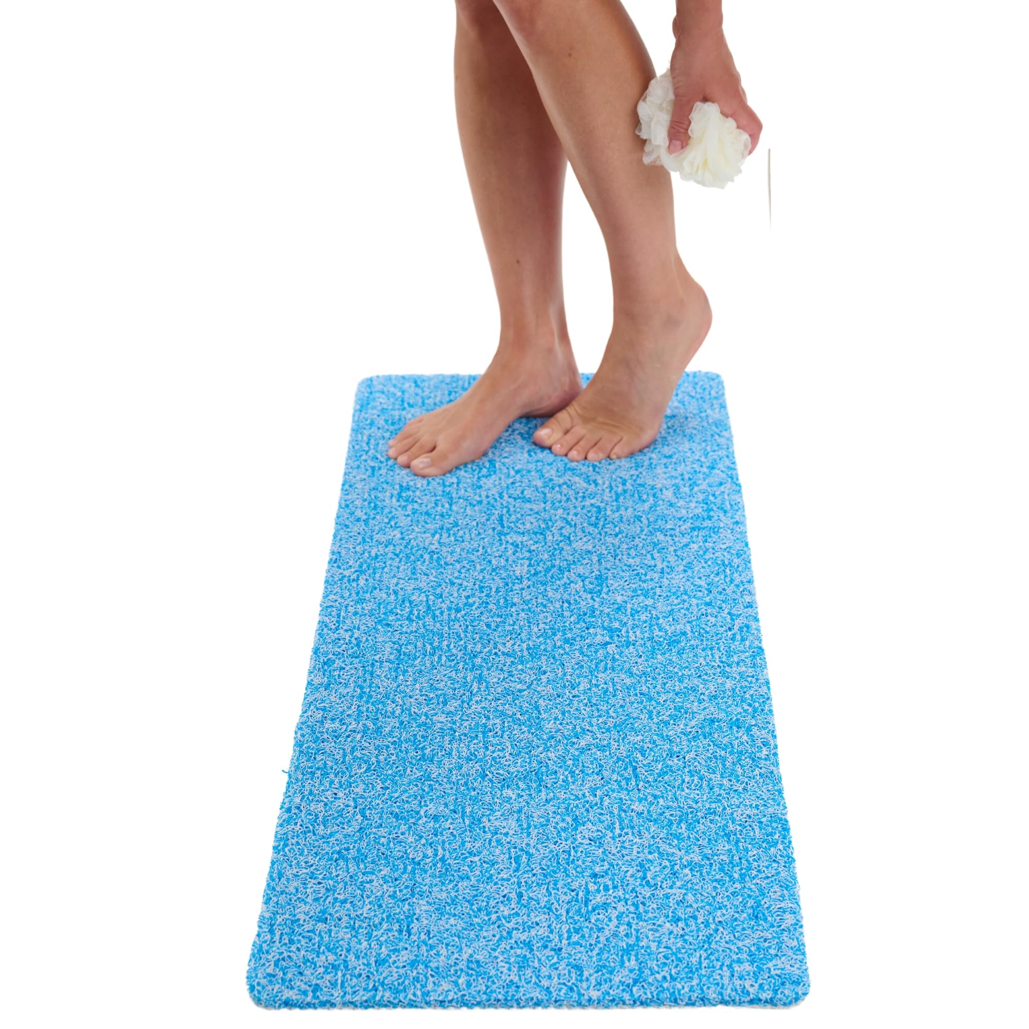 Amazon.com: Non Slip Bathtub Mat Shower Mat for Tub - Loofah Bath Mats ...