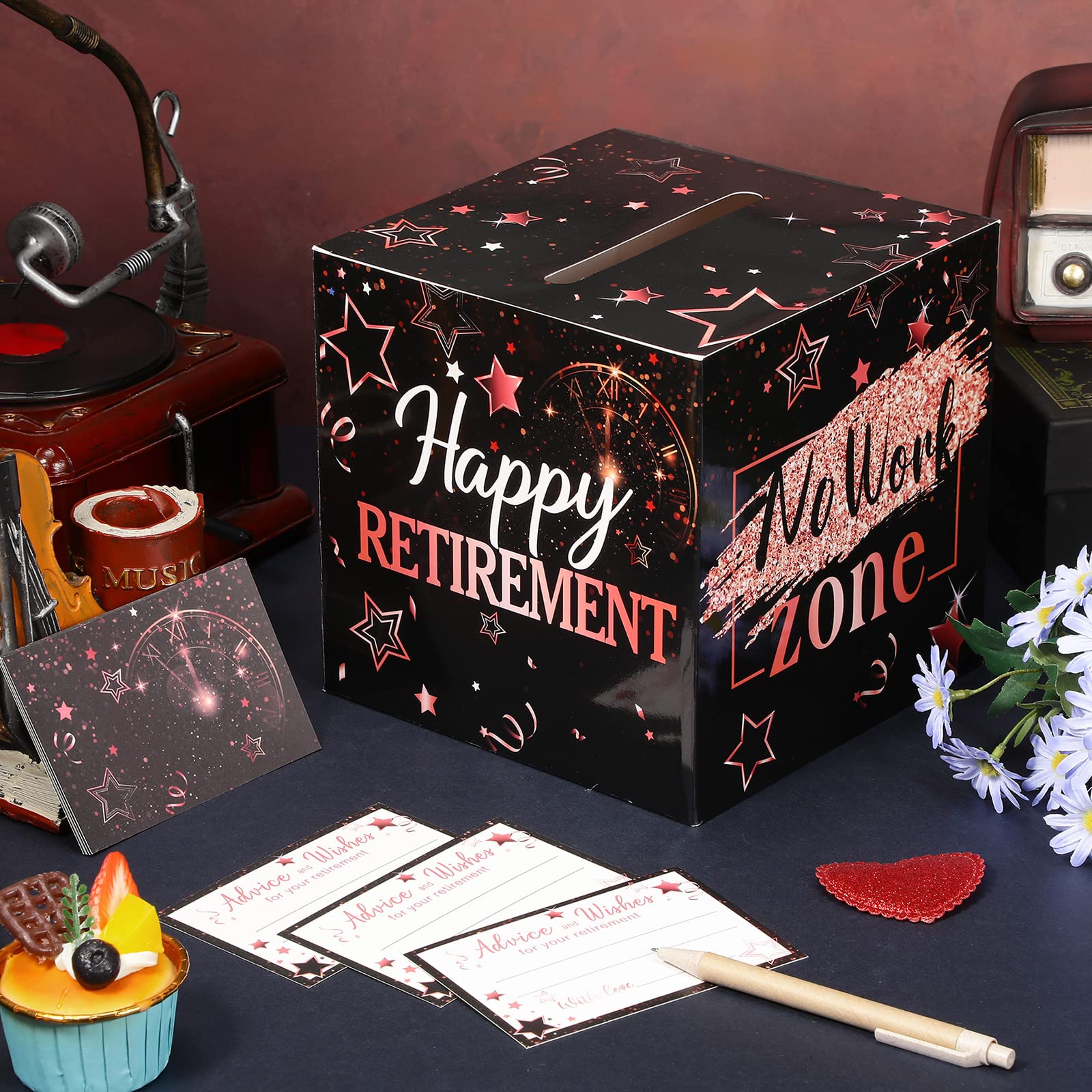 Snapklik.com : Funrous 51 Pcs Retirement Card Box Happy Retirement ...