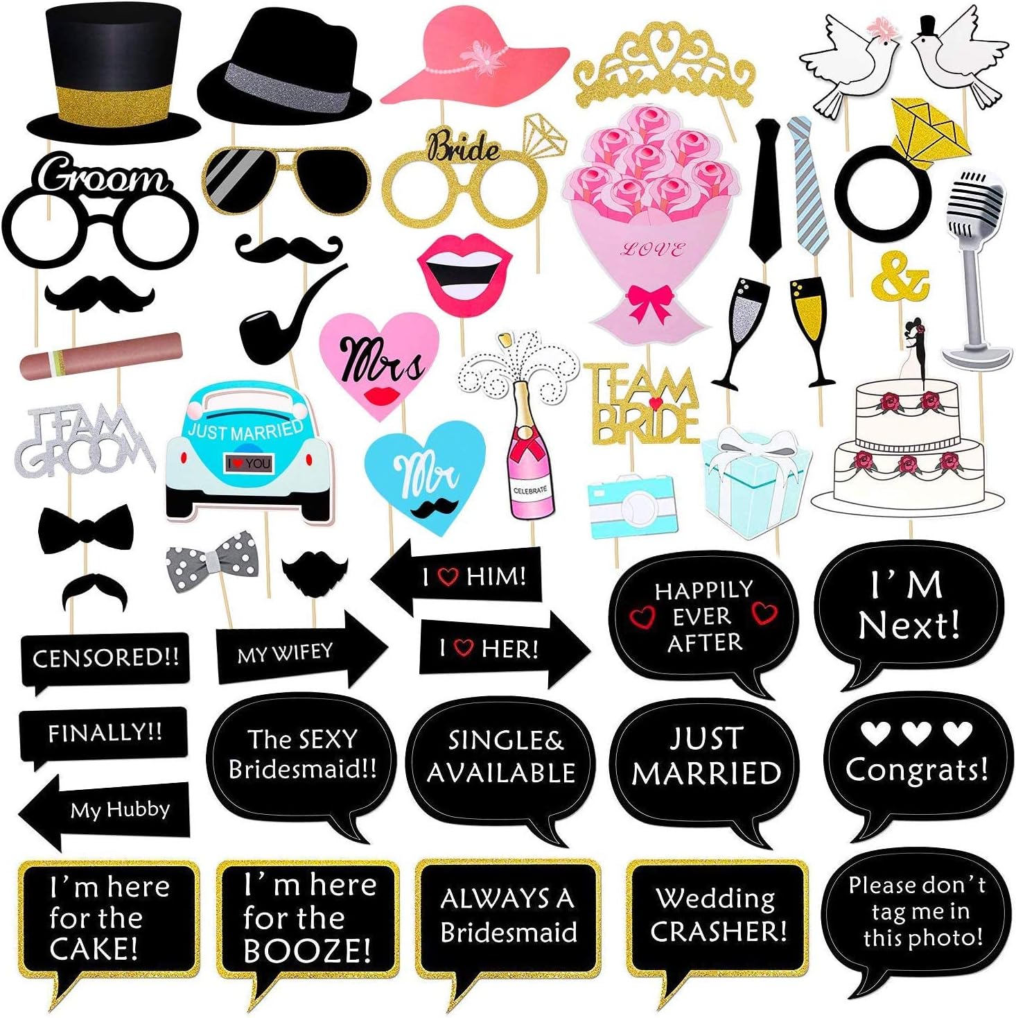 Photocall Comunion, Comius Sharp 52 Pcs Photocall Boda, Booth Foto Prop ...