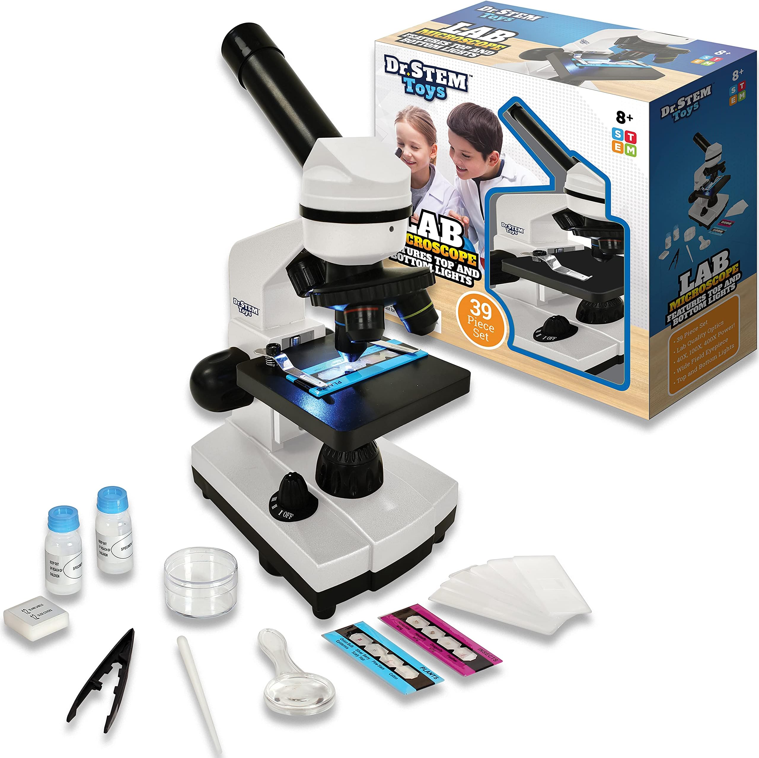 Amazon.com: National Geographic 40x-640x Zoom Microscope Set for ...