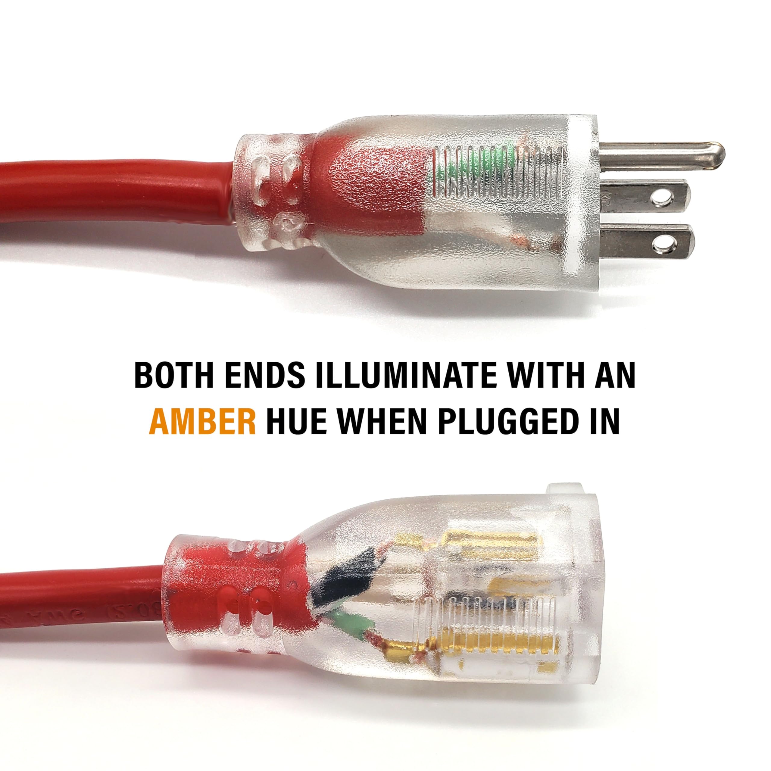 Snapklik.com : 15 Ft - 14 Gauge Extension Cord Outdoor - Made In USA ...