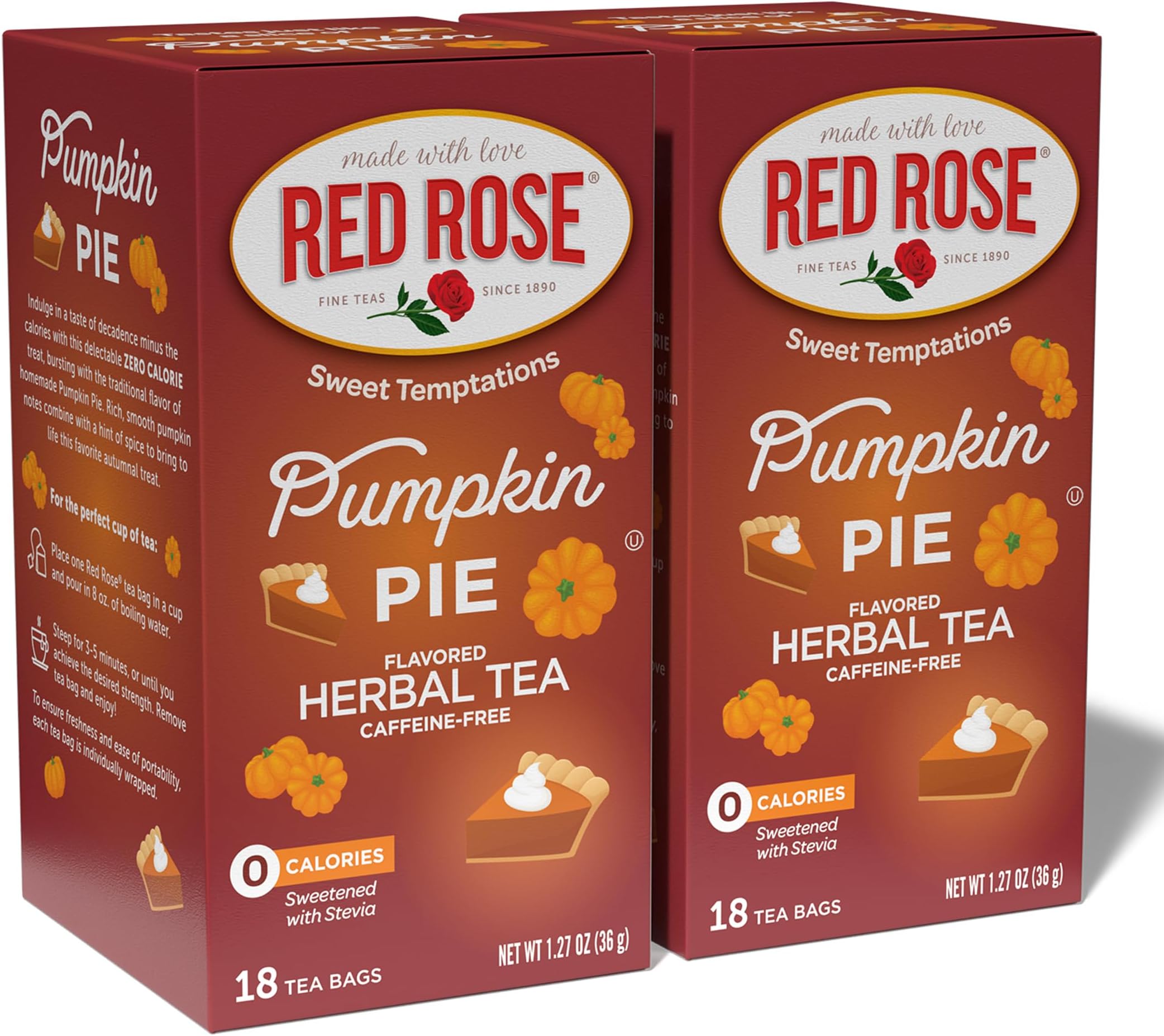 Amazon.com : Red Rose Sweet Temptations Dessert Tea Gingerbread Cookie ...