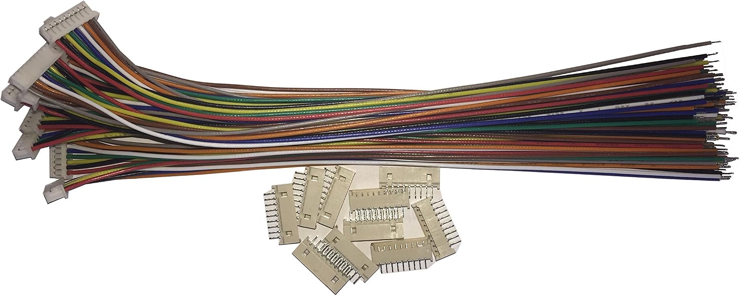 Amazon.com: LATTECH 6 PCS 9 PIN 1.25mm Female Connector on One Side ...