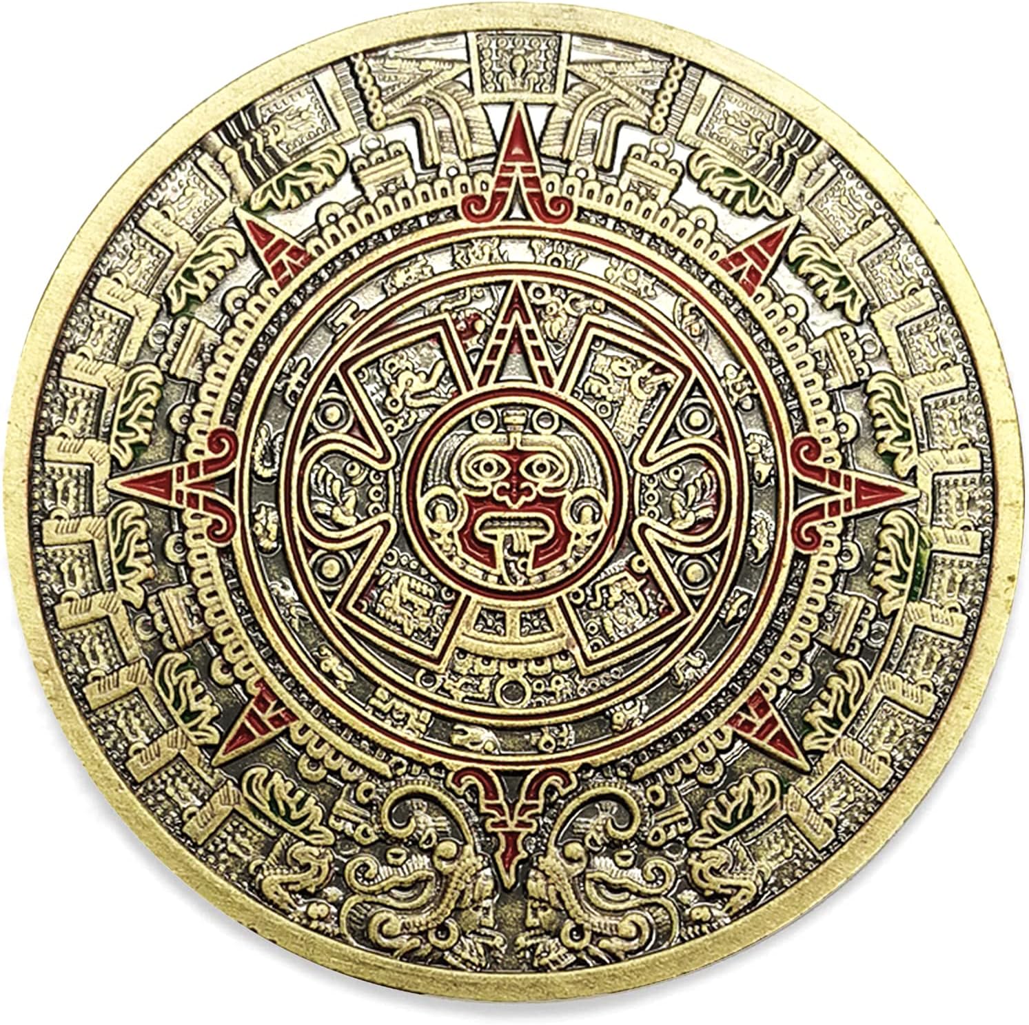 Amazon.com: NIUPI Mayan Aztec Calendar Art Prophecy Culture Challenge ...