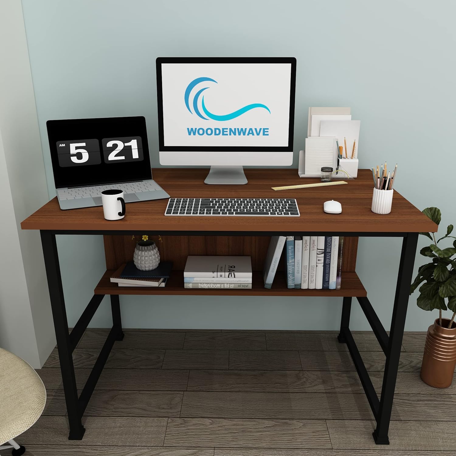WOODENWAVE Multi-Purpose Study Table, Office Table, Computer Table ...