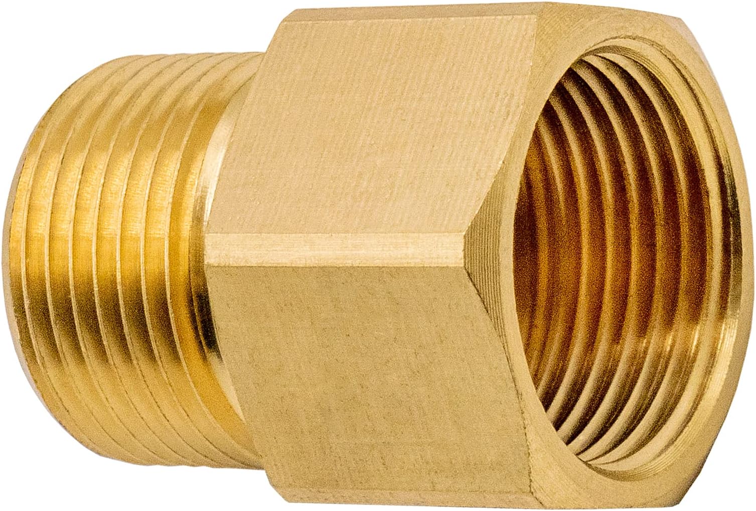 Stone Banks Brass High Pressure Washer Coupler, Metric M22 15mm Male to ...