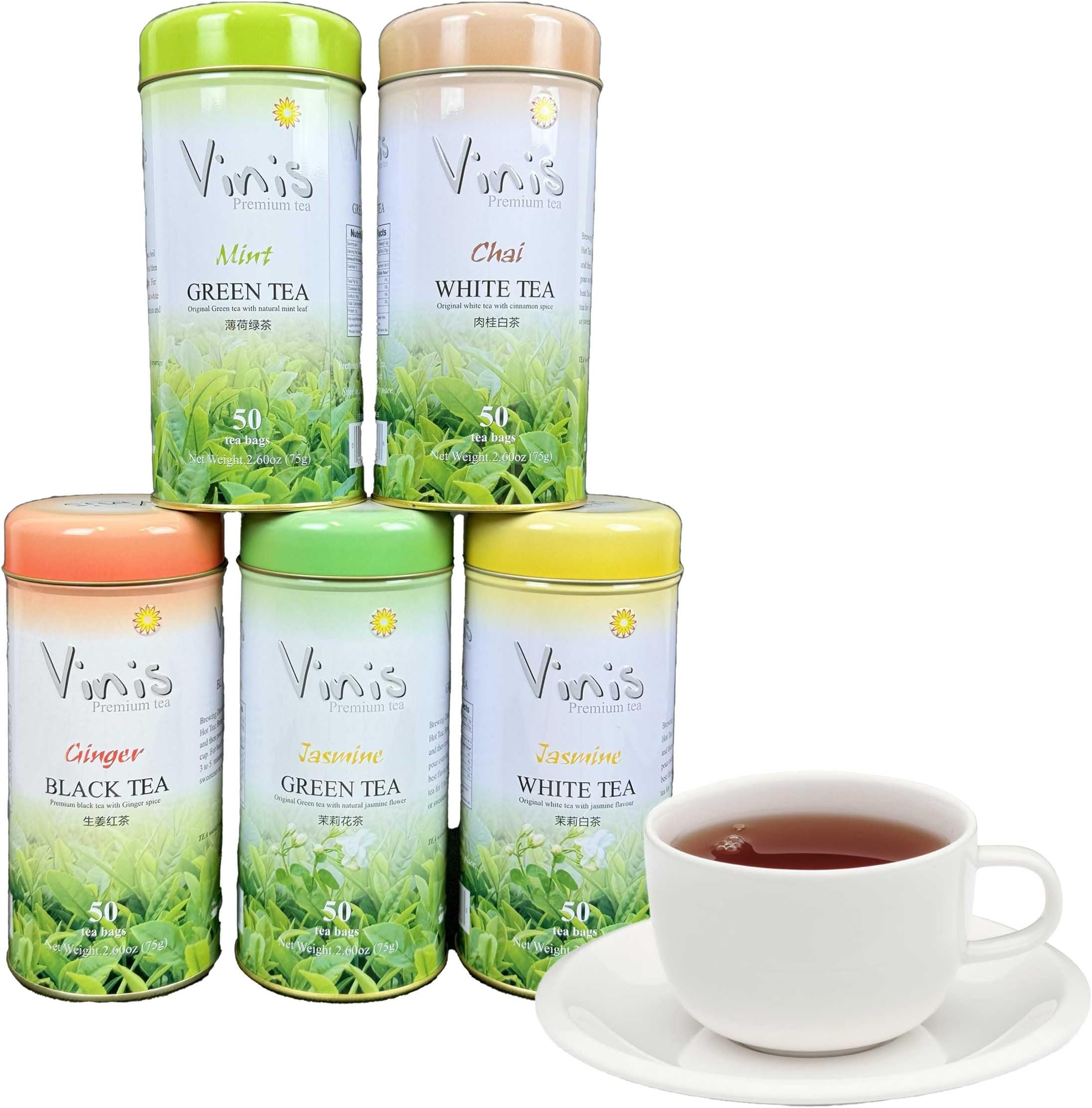 Amazon.com : Fall Chai Tea Sampler Tea Box - 56 Black Tea Bags Variety ...