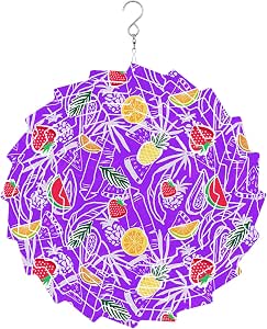 Amazon.com: Hanging Wind Spinners Outdoor Tropical Fruit Pineapple ...