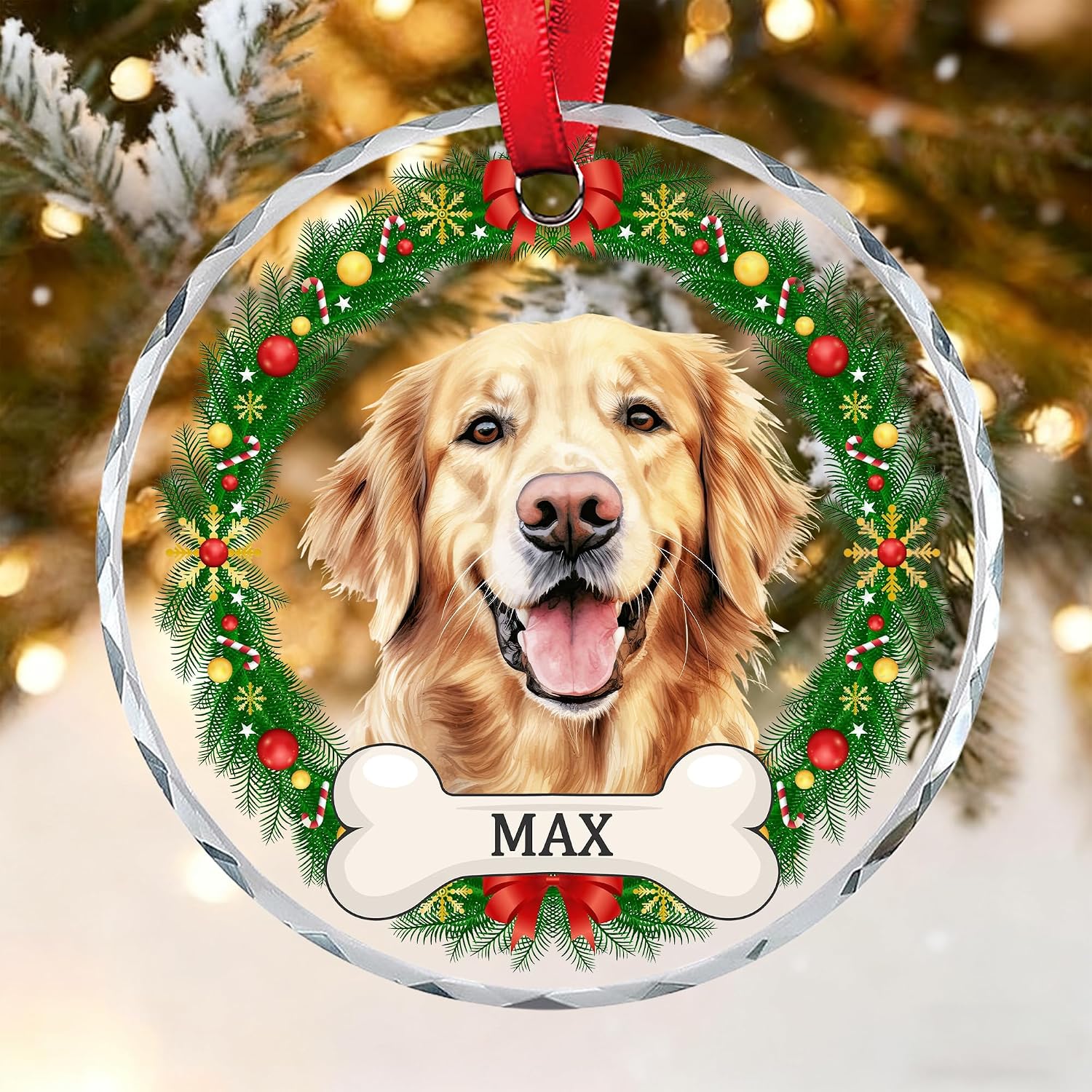 Dog Christmas Ornaments Personalized