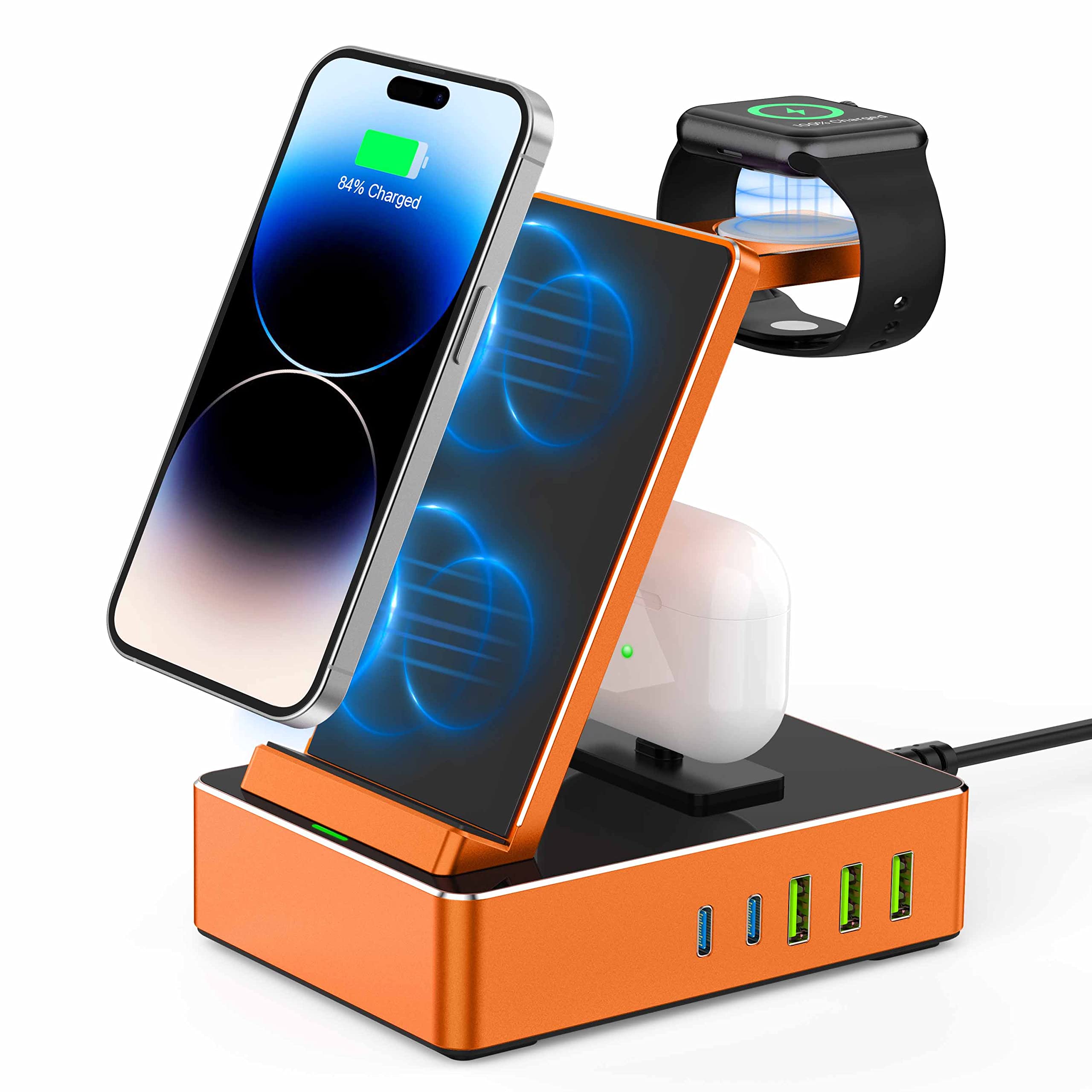 Amazon.com: Charging Station for Multiple Devices Apple,Wireless ...