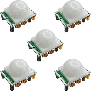 DIYables HC-SR501 PIR Motion Sensor for Arduino, ESP32, ESP8266, Raspberry Pi, 5 Pieces, Motion ...