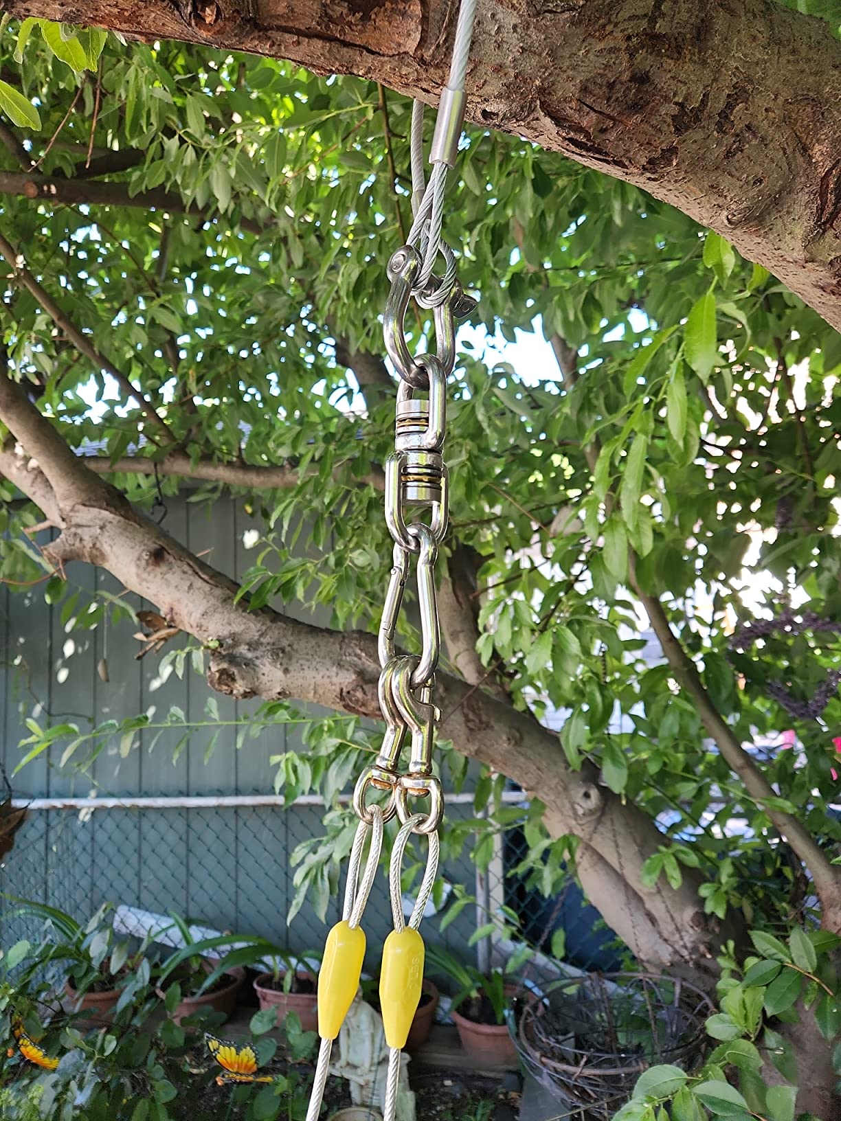 Amazon.com: SELEWARE Bearing Swing Swivel, 360° Rotational Device ...