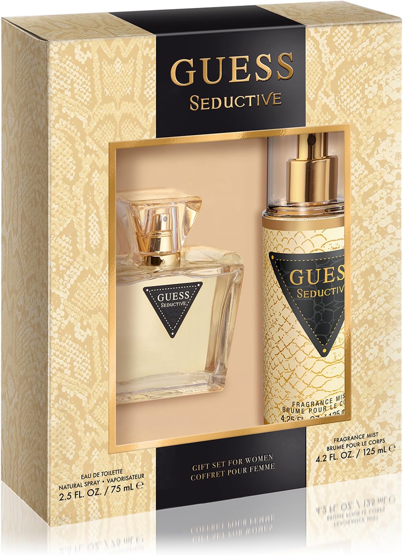 Amazon.com : GUESS Seductive Women/Femme Eau de Toilette 2 Piece Gift ...