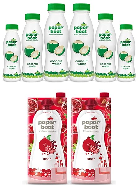 Paper Boat Coconut Water 200ml Pack Of 6 Paper Boat Anar 1L Pack Of 2 Amazon in paper-boat-coconut-water-200ml-pack-of-6-paper-boat-anar-1l-pack-of-2-amazon-in