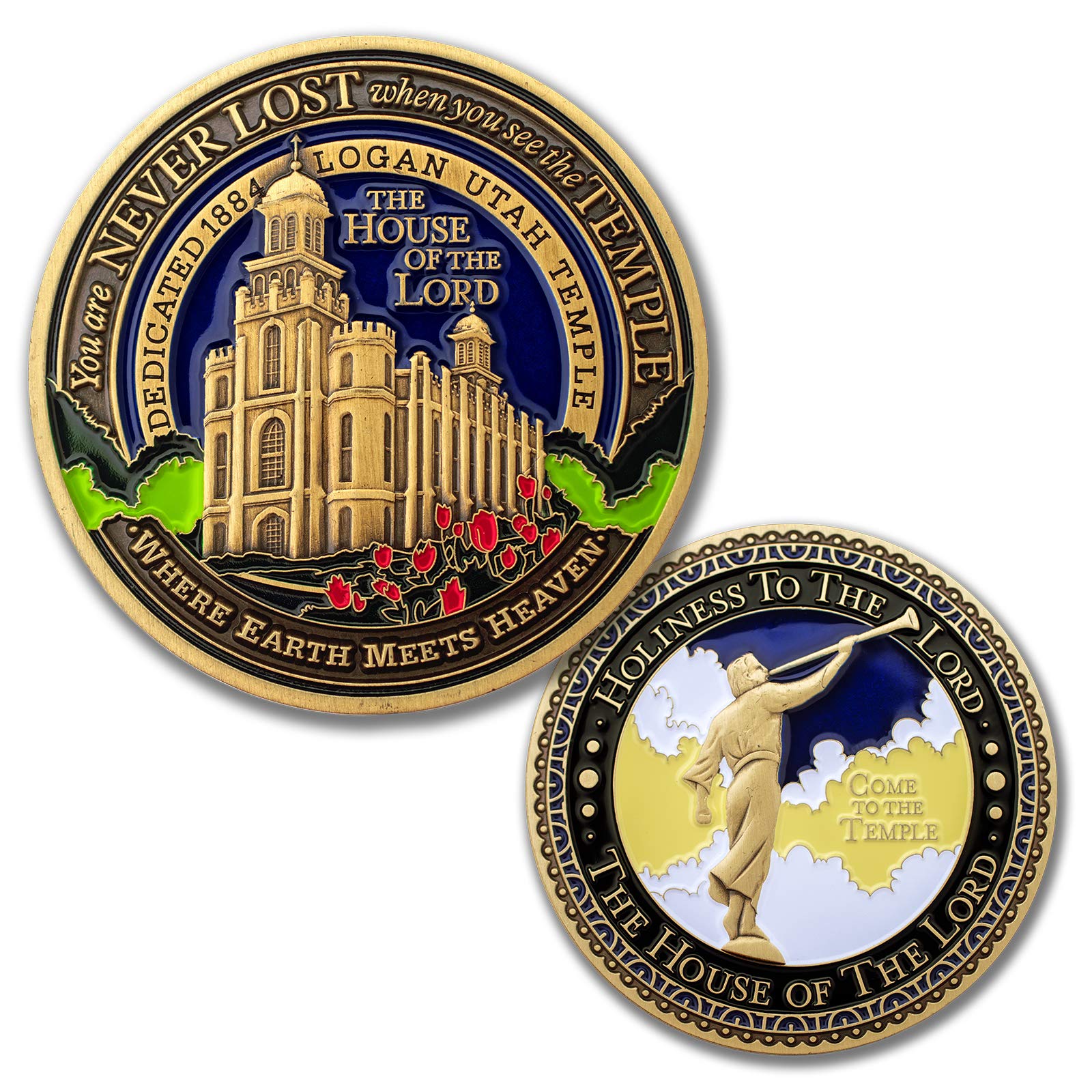 Amazon.com: Armor Coin LDS Logan Utah Temple Medallion : Everything Else
