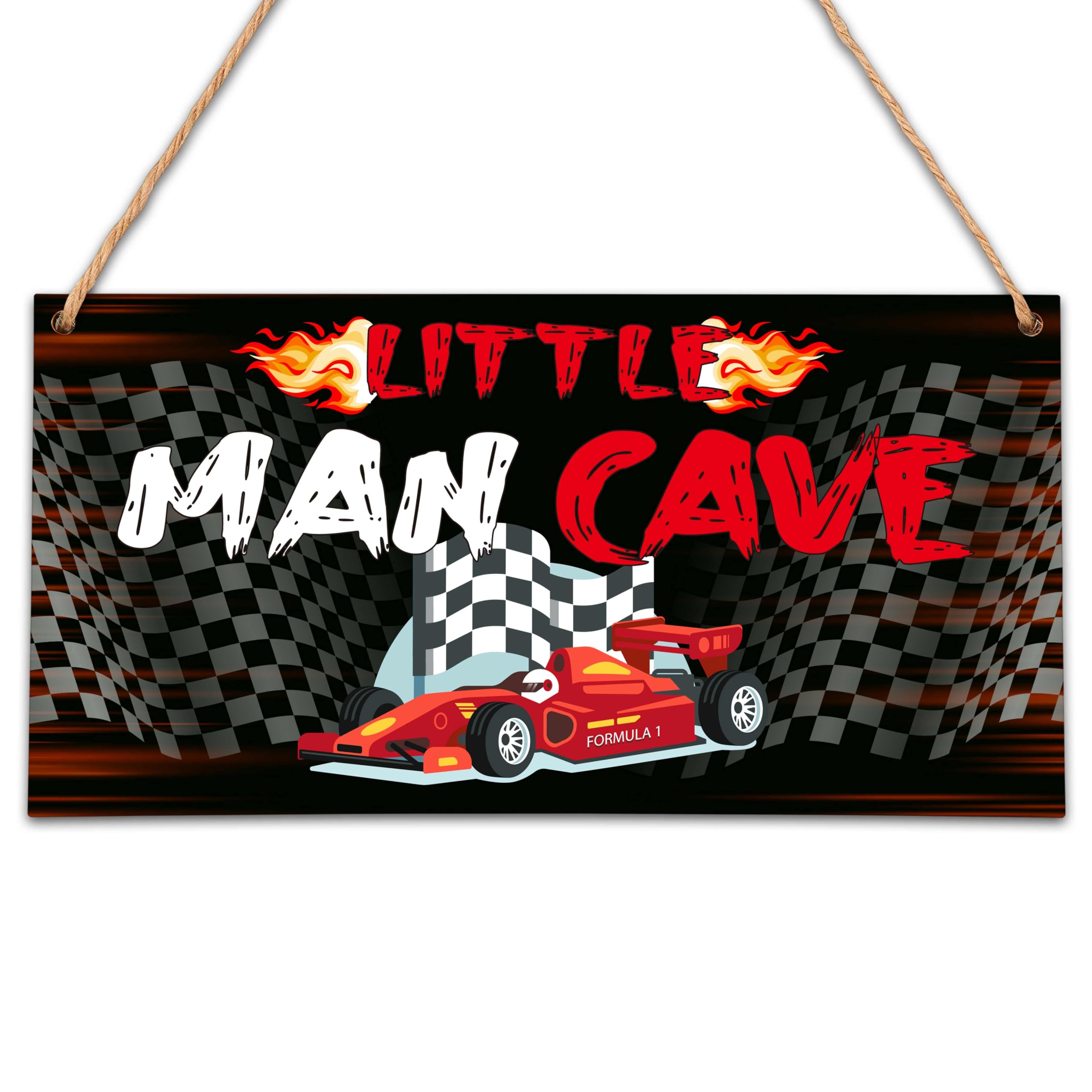 Amazon.com: YSTEP Decorative Signage, Little Man Cave Wood Sign, 5x10 ...
