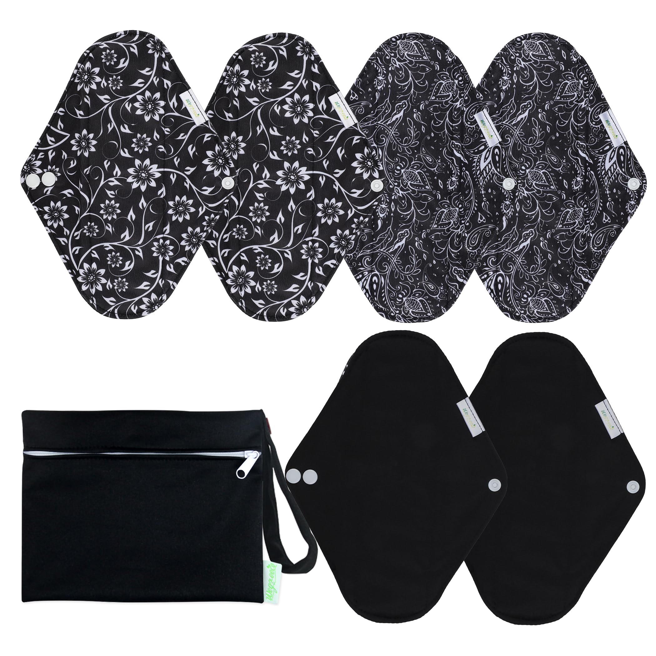 Snapklik.com : Wegreeco Reusable Menstrual Pads - Soft Cloth Sanitary ...
