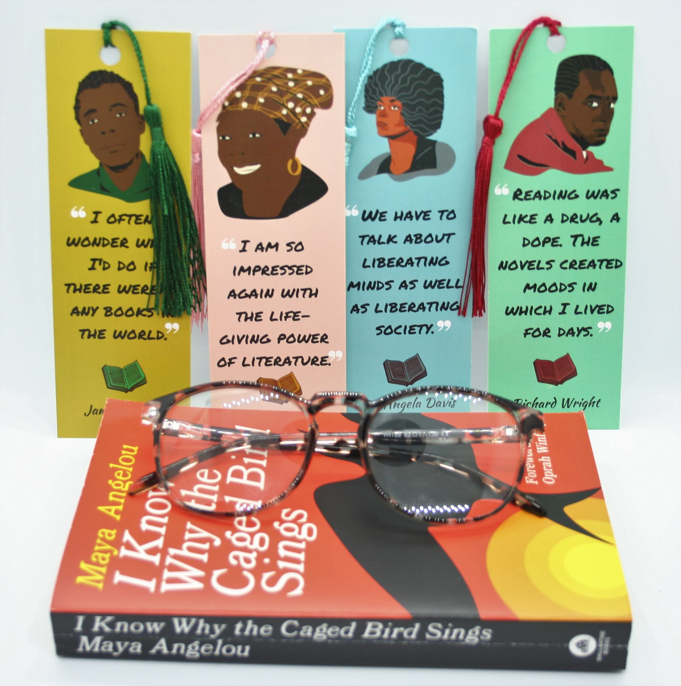Amazon.com: Black History Bookmarks- Set of 4 Bookmarks (Dr. Maya ...
