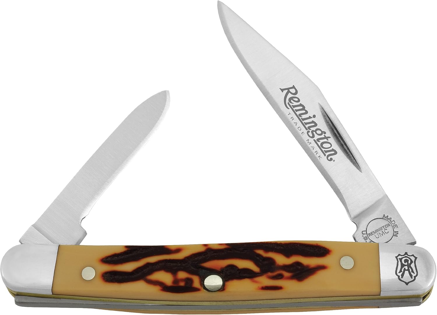 Amazon.com : Delrin Stag - Mini Pen R-62 Pocket Folding Knife : Hunting ...