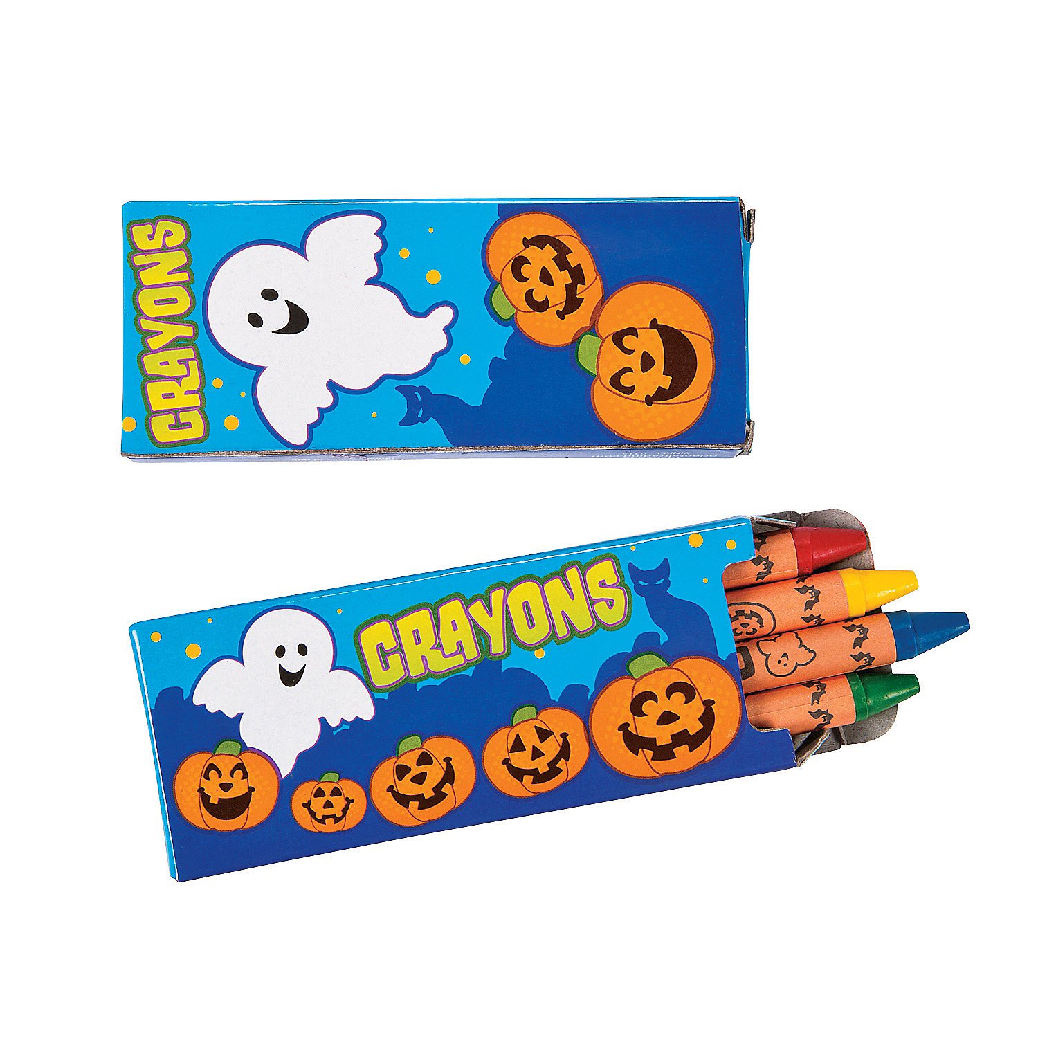 Amazon.com: Fun Express - Halloween 4 Pc Crayons for Halloween - Basic ...