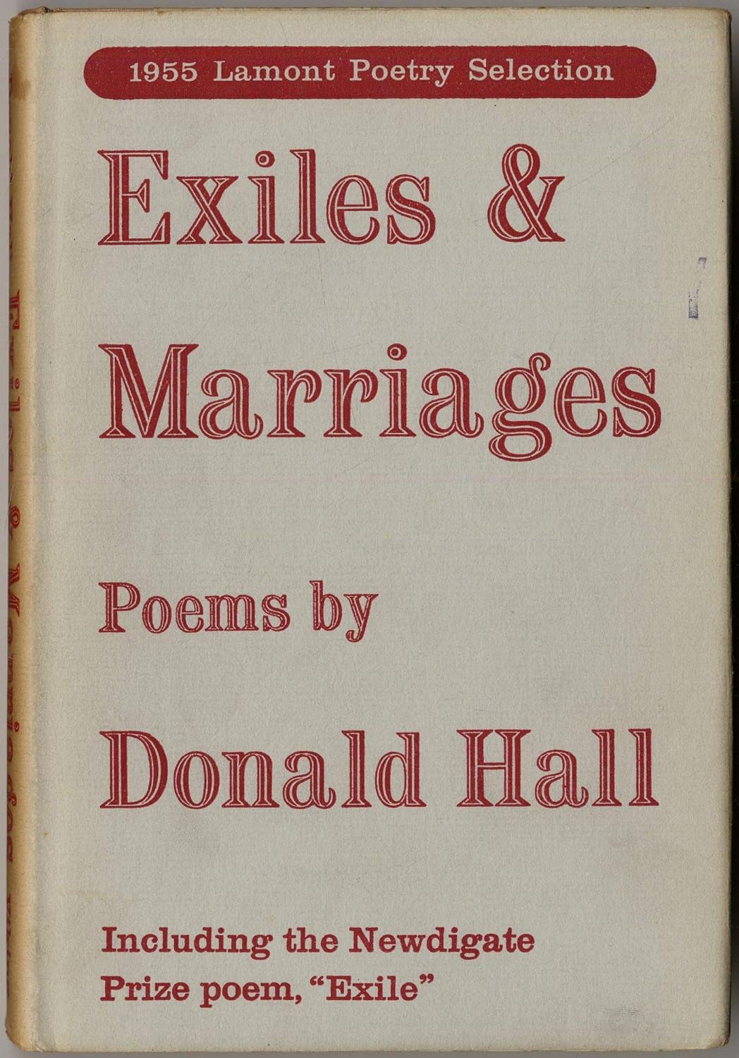 Exiles and Marriage: Poems: Hall, Donald: 9780670301027: Amazon.com: Books