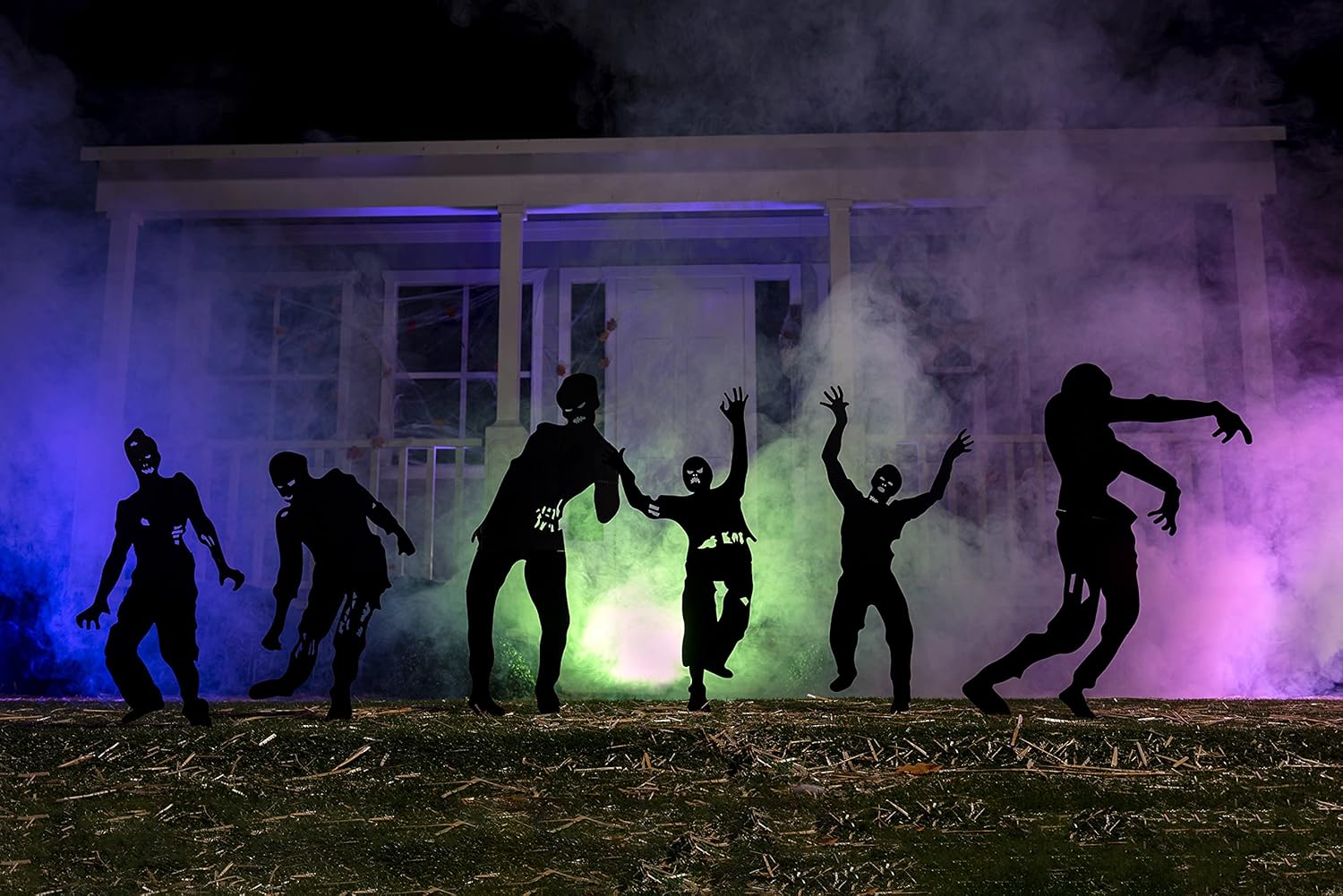 Amazon.com: 6 Pack Halloween Zombie Yard Sign Decorations,Zombie Yard ...