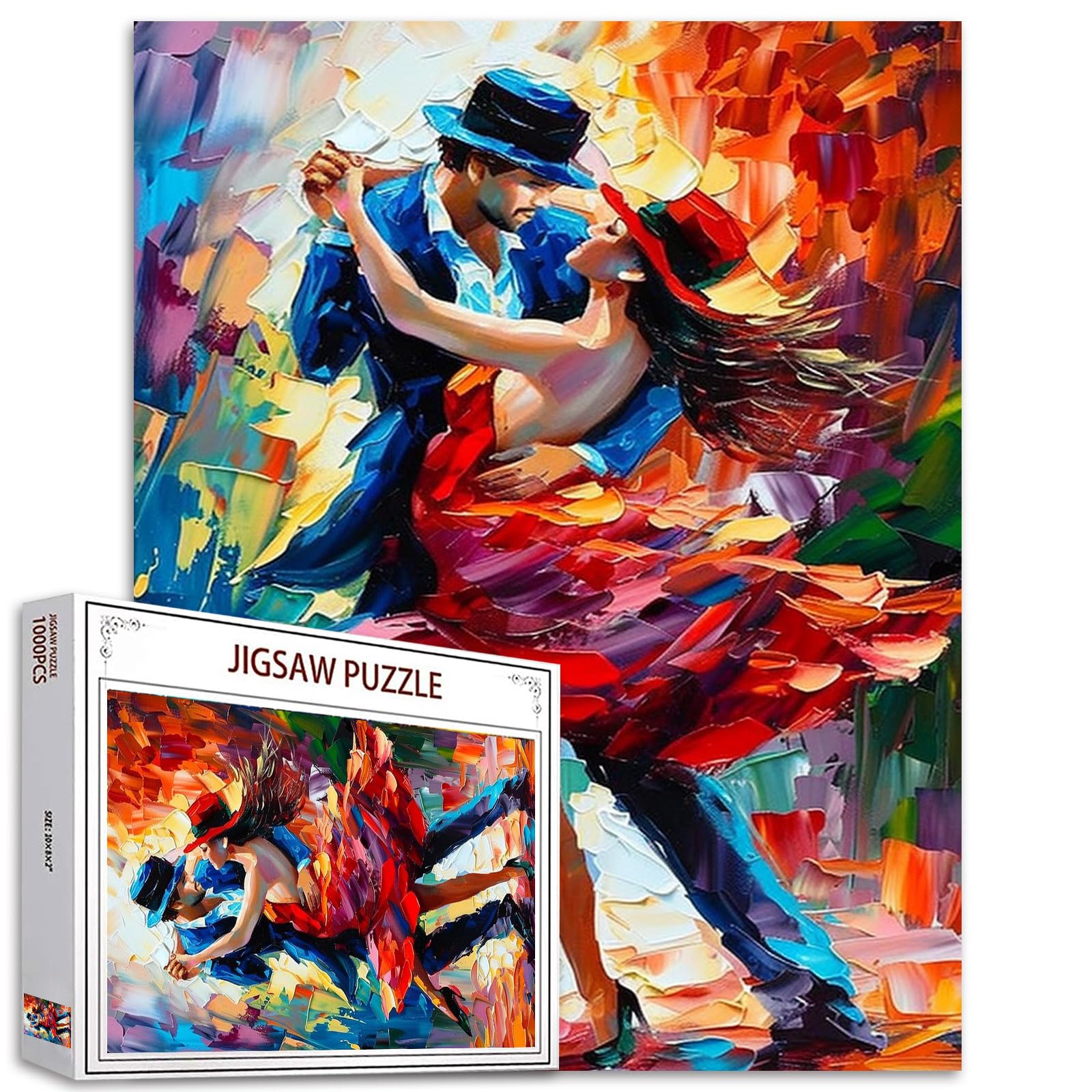 Amazon.com: Dancing Couple Jigsaw Puzzles 1000 Pieces for Adults ...