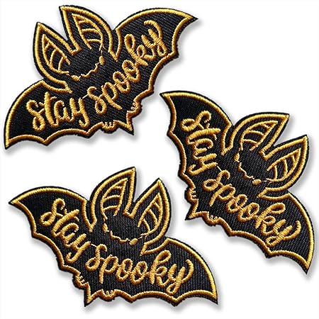 Amazon.com: Small Vampire Bat Embroidered Iron On Patch