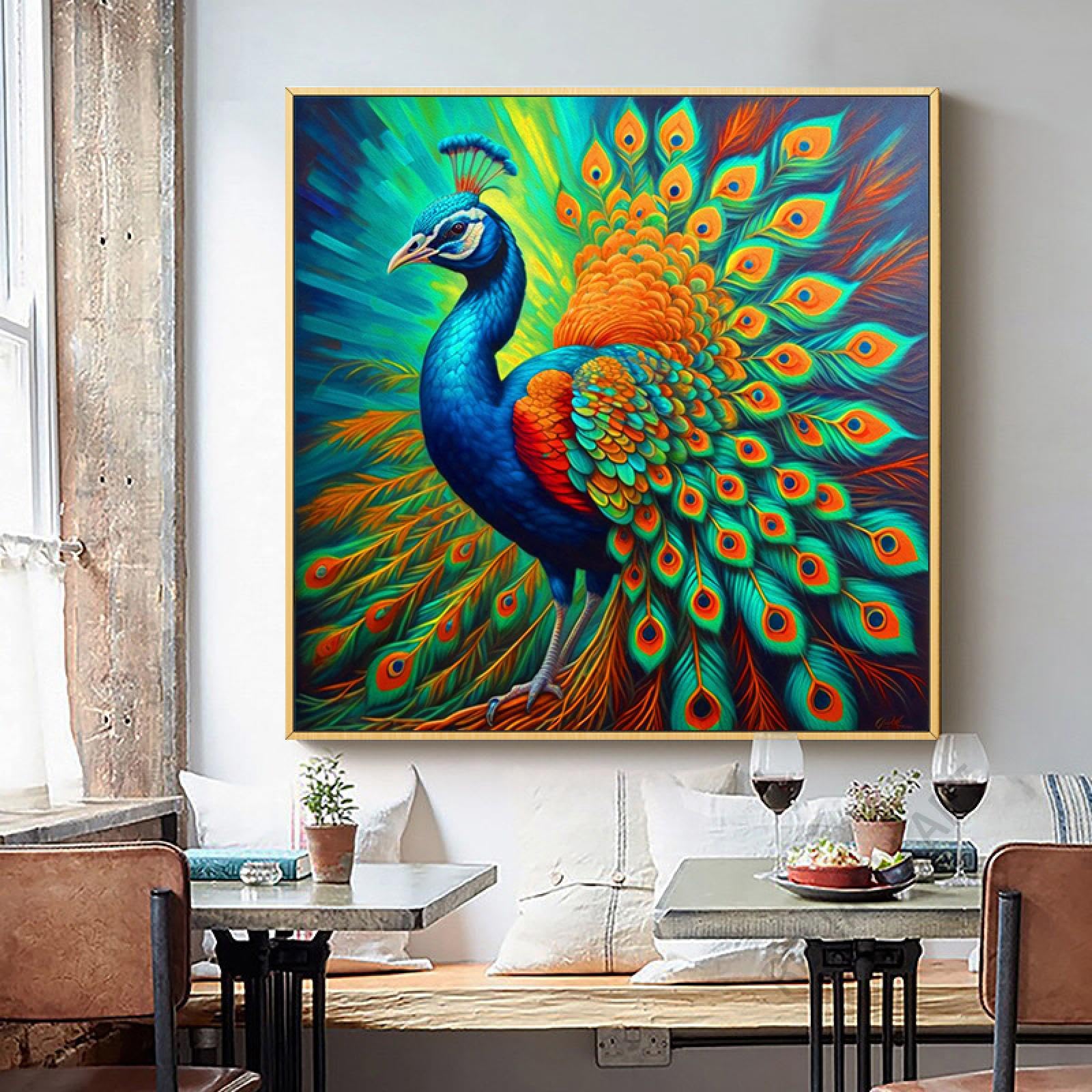 Peacock Painting Designs Glass Painting Designs Peacock Pattern Art