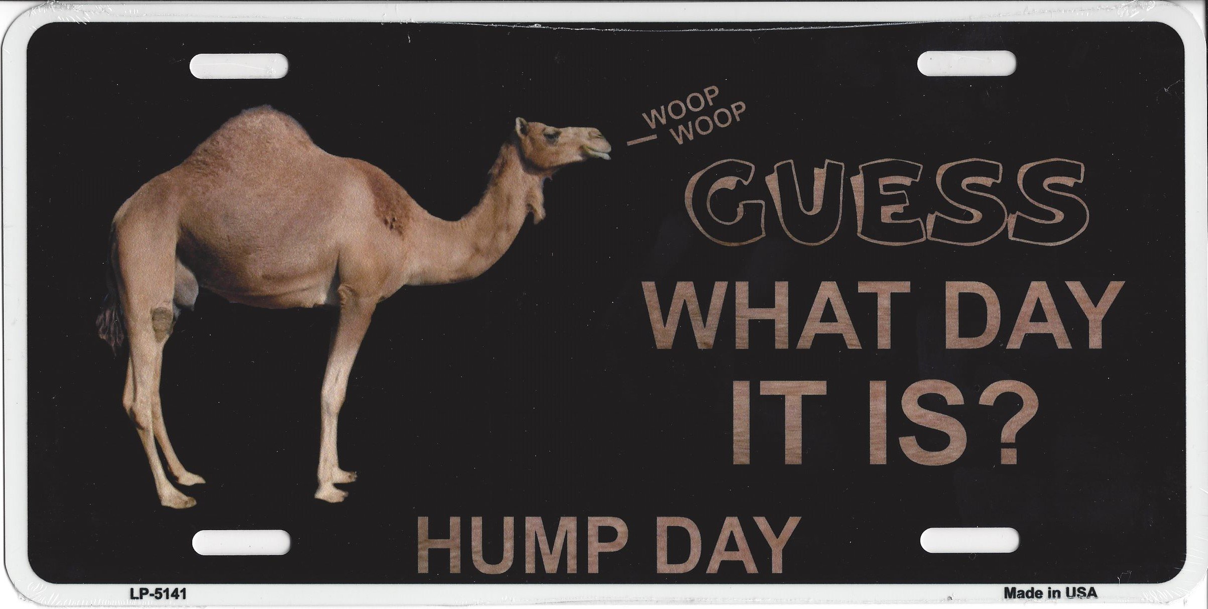 Amazon.com: It is Hump Day Metal Novelty License Plate Tag LP-5141 ...