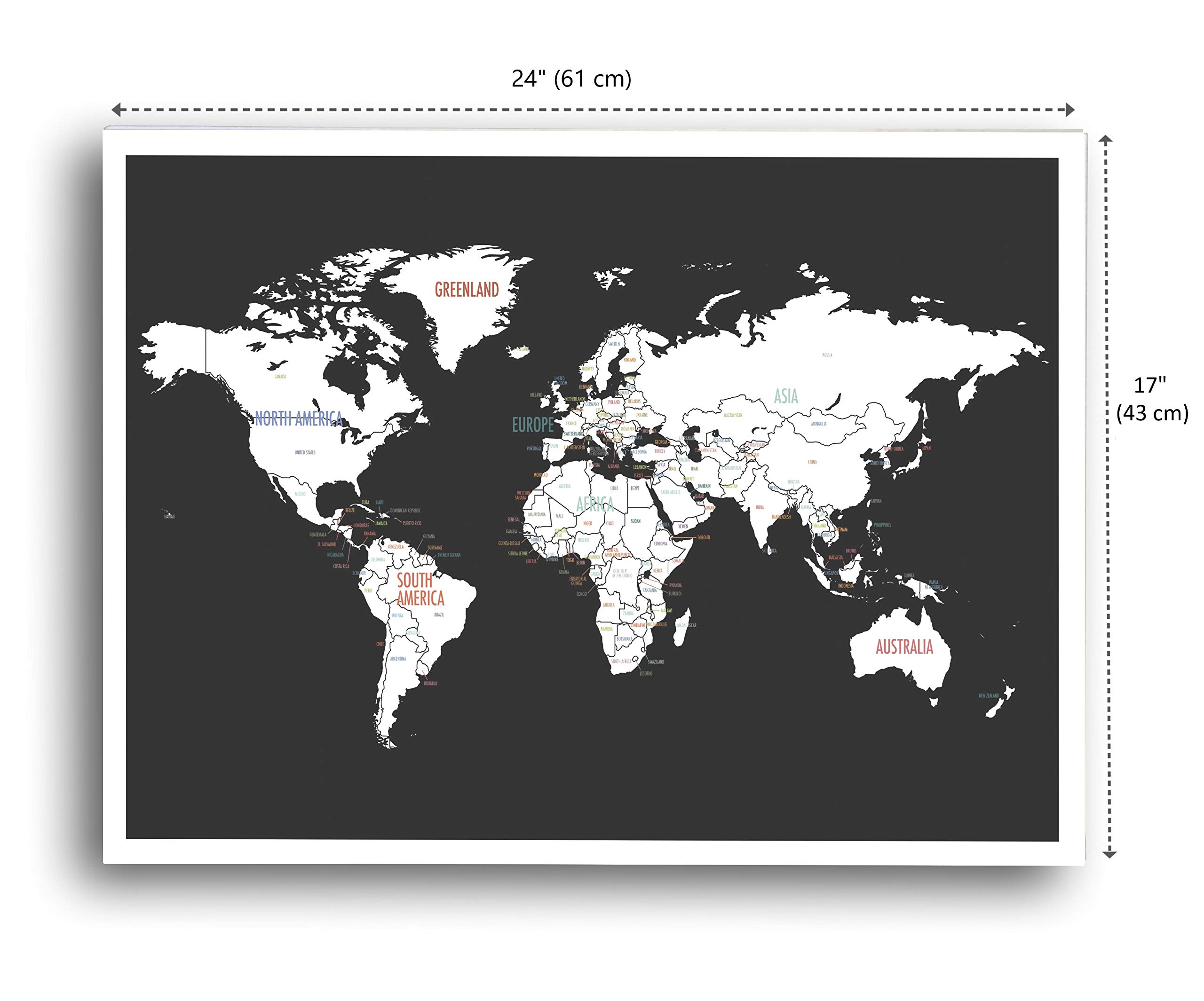 White World Map Of Countries
