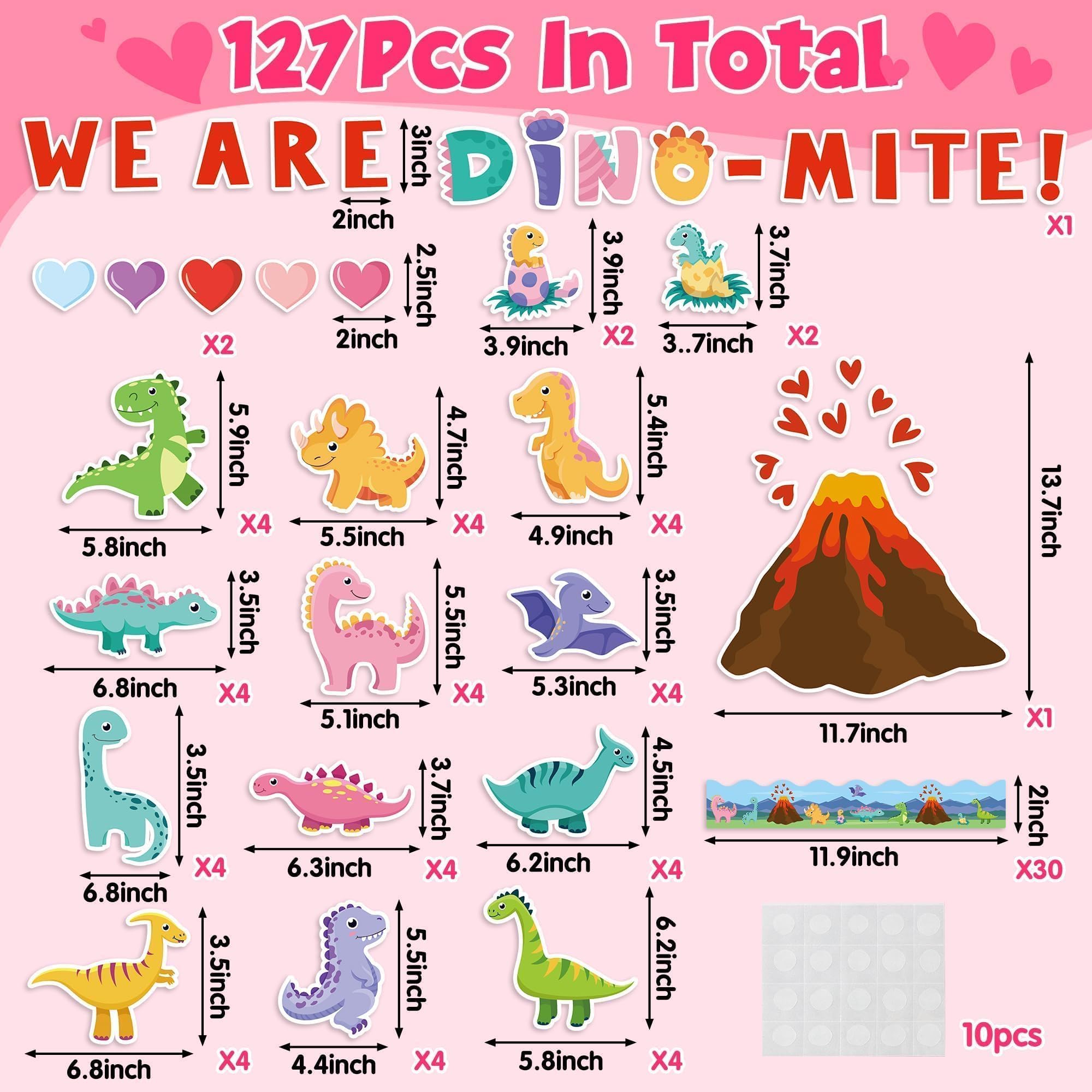 Snapklik.com : Spring Dinosaur Bulletin Board Cutouts- 127Pcs Easter We ...