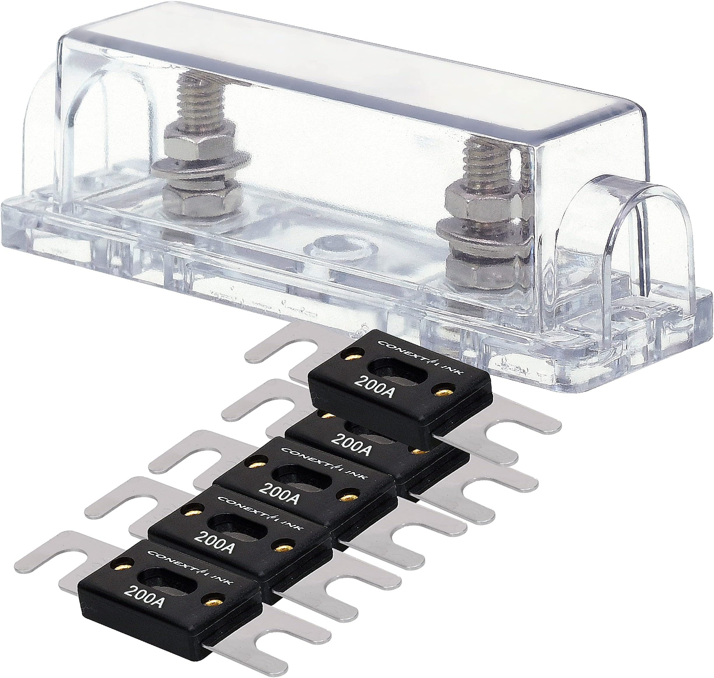 50A MIDI Fuse KIT 4 ANS Holder 7 x 50 AMP Fuses to Suit Redarc BCDC ...