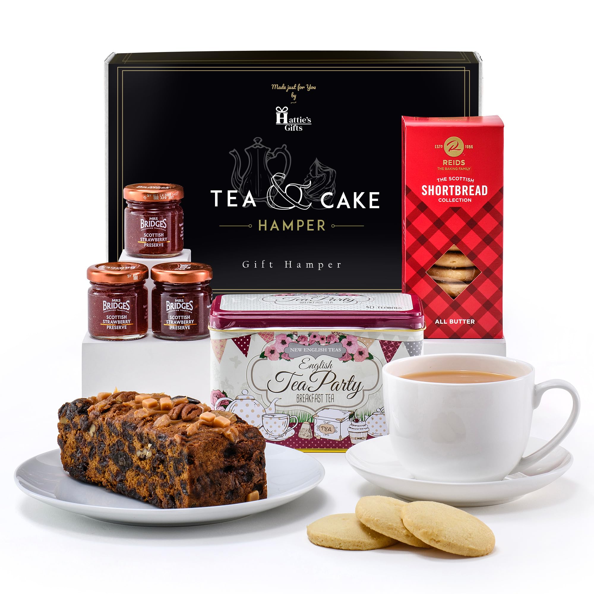 Hattie's Gifts Afternoon Delight Gourmet Food Hamper - Contains English ...