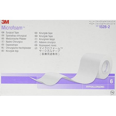 Amazon.com: Direct Collection 3M Microfoam Surgical Tape 1" x 5 1/2 yd ...