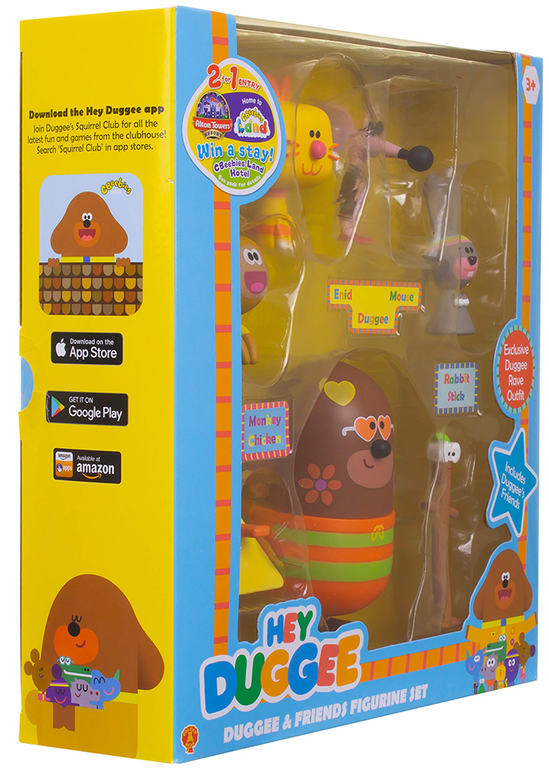 Hey Duggee 1988 and Friends Set Including Duggee, Stick, Naughty Monkey ...
