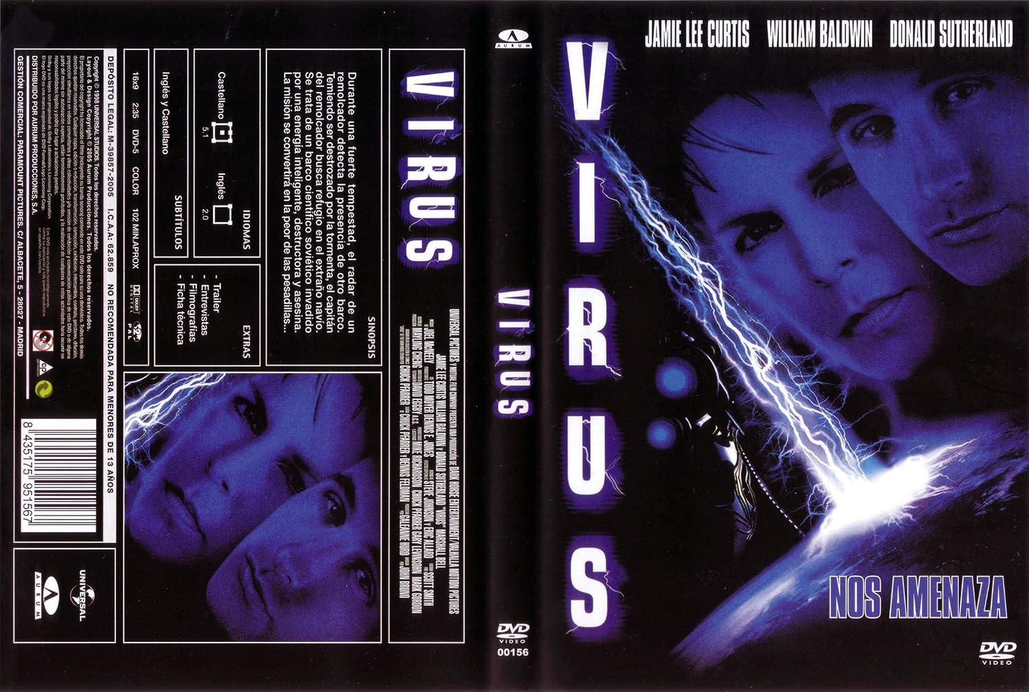 Virus [DVD] (2007): Amazon.es: Joely Richardson, Ann Cusack, Stacy ...