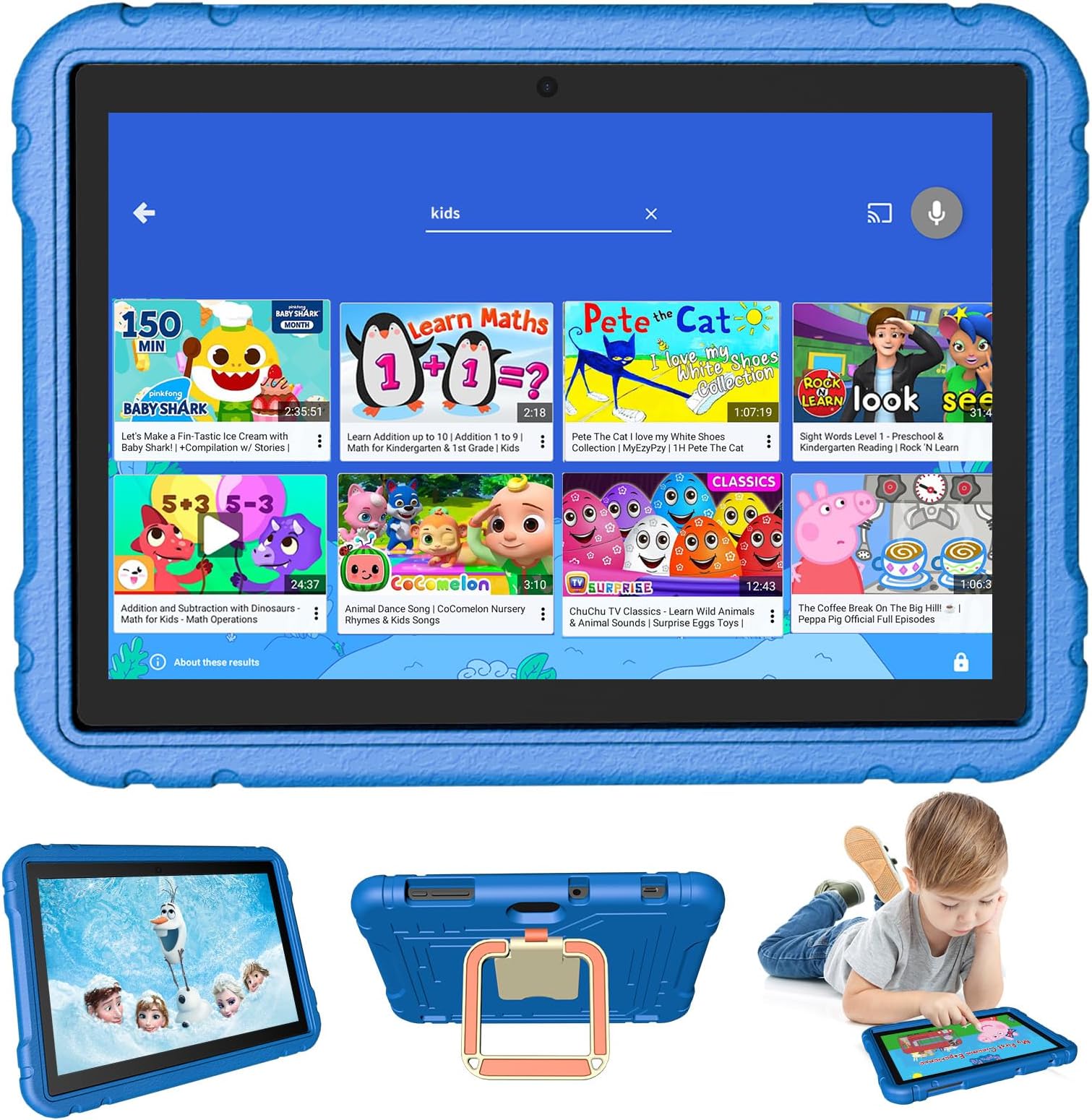 Amazon.com : VNEIMQN Tablet for Kids, 10 Inch Kids Tablet, Android 13, 4GB 64GB, Octa-core CPU ...