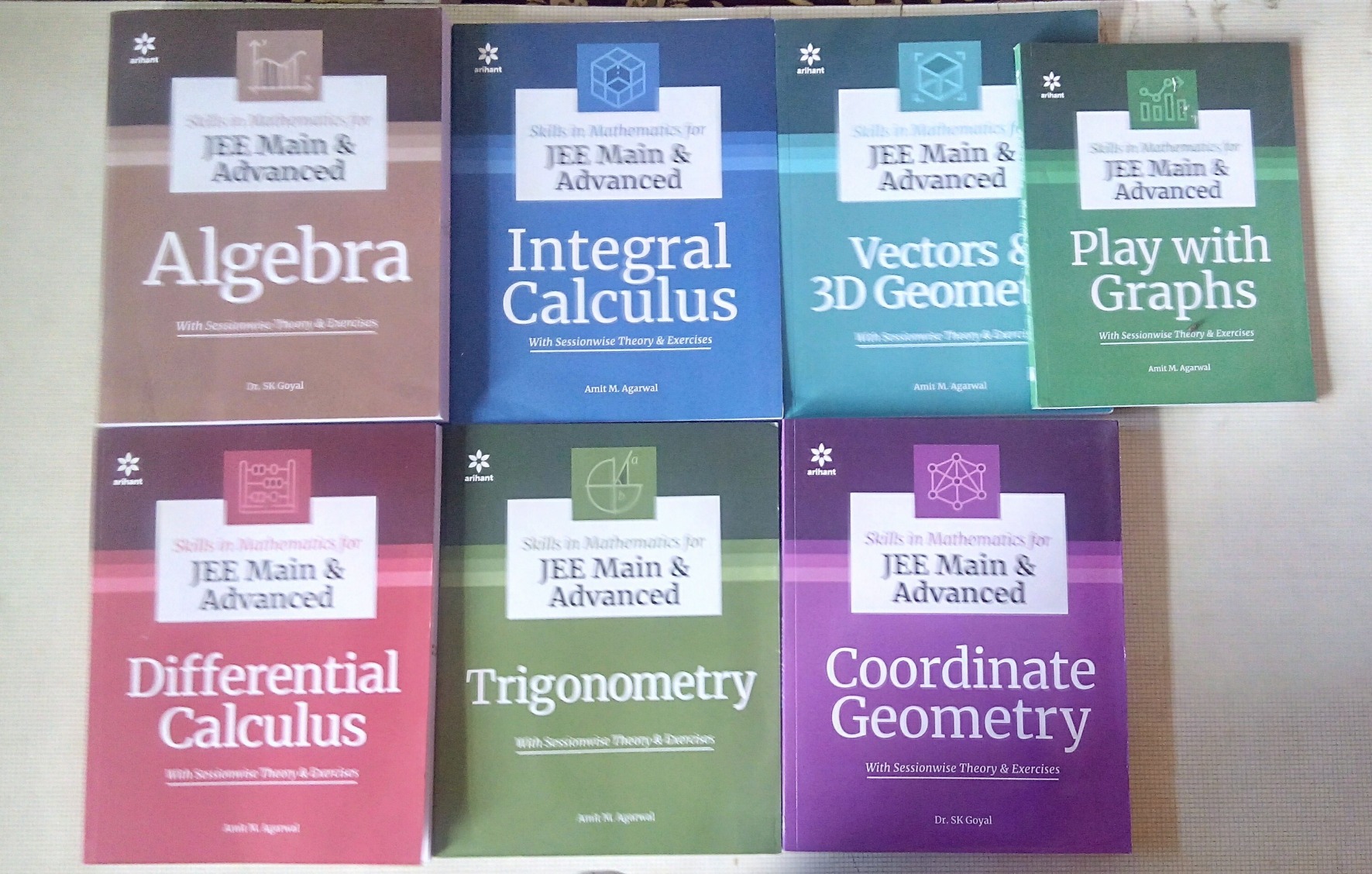 Buy JEE (Main & Advanced) Maths Combo ( Set of 7 Books ) Latest Revised ...
