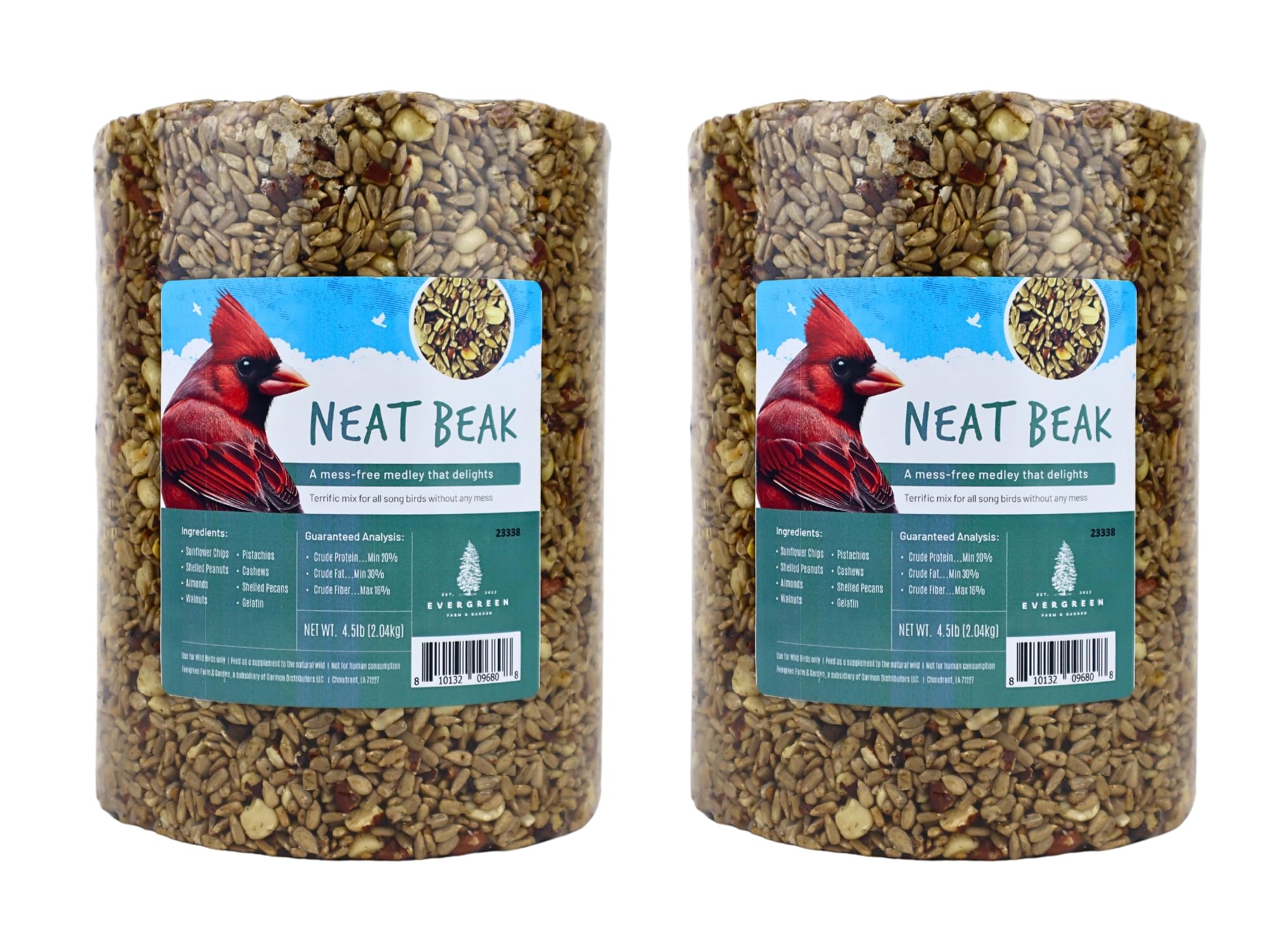 Amazon.com : Birdseed Cylinders with Hole - Bird Seed for Outside Wild ...