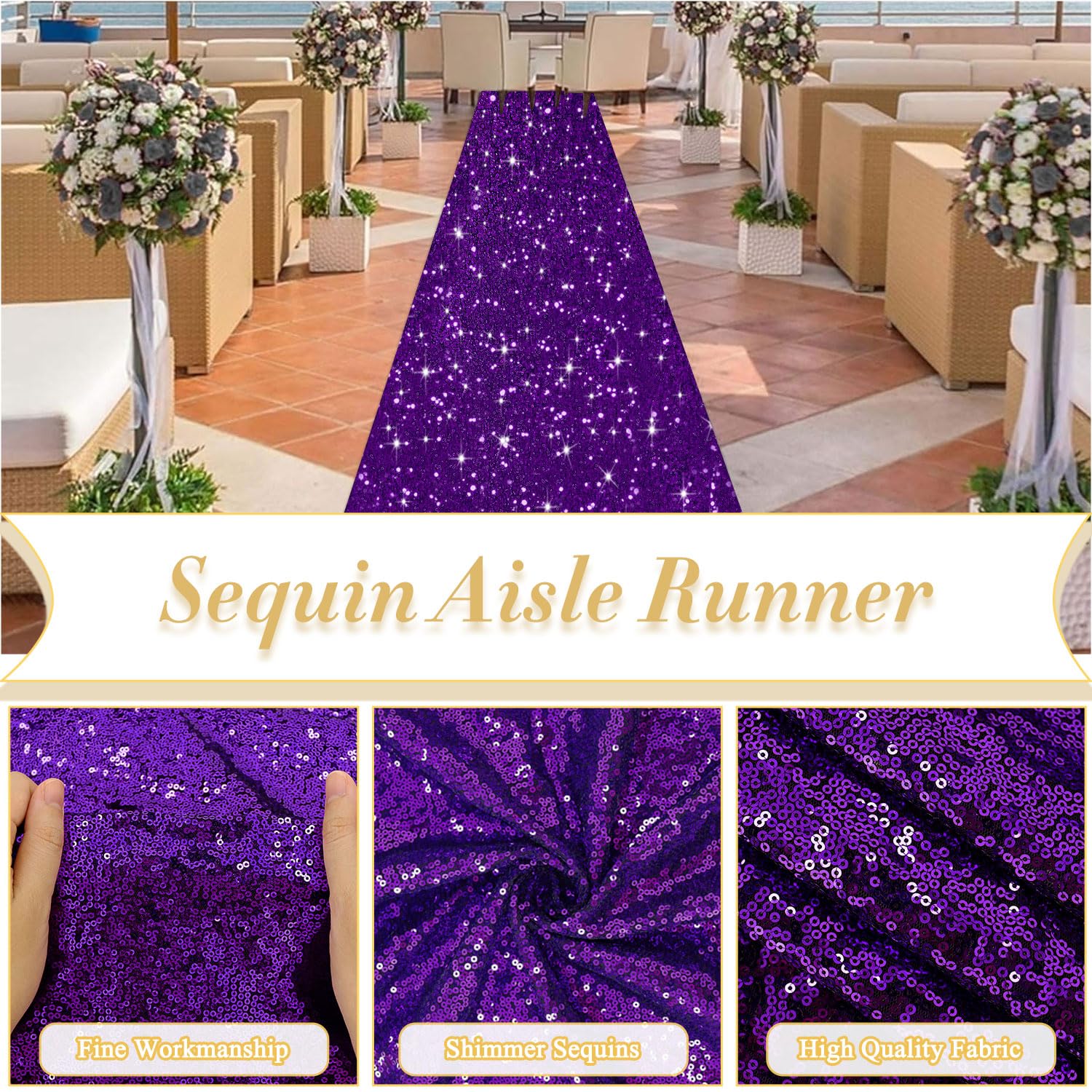 Eggplant Color Wedding Aisle Carpet Runners For Outdoors Amazon.com: