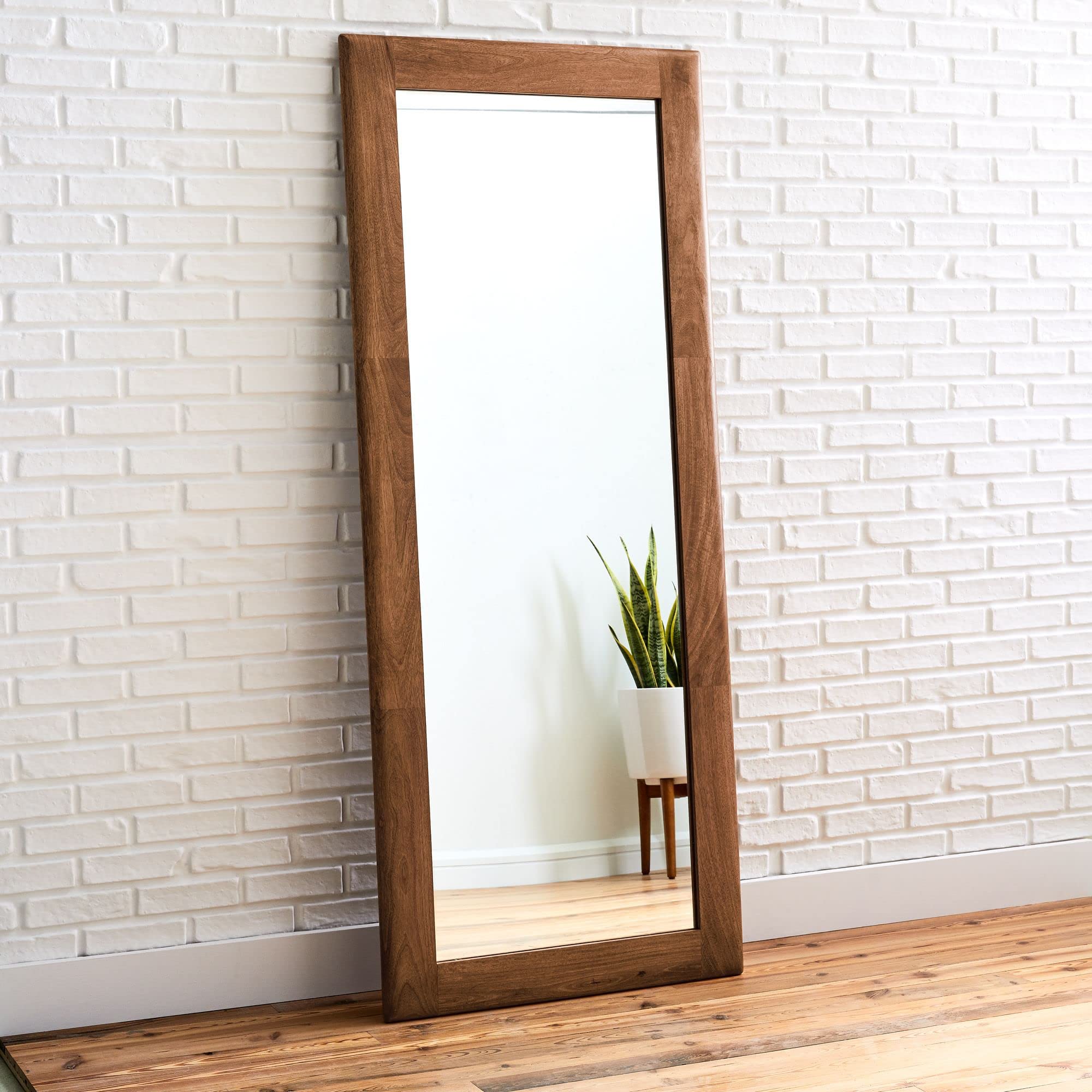 Buy Wellgoodhouse Solid Wooden Frame Mirror Full Length King Size ...