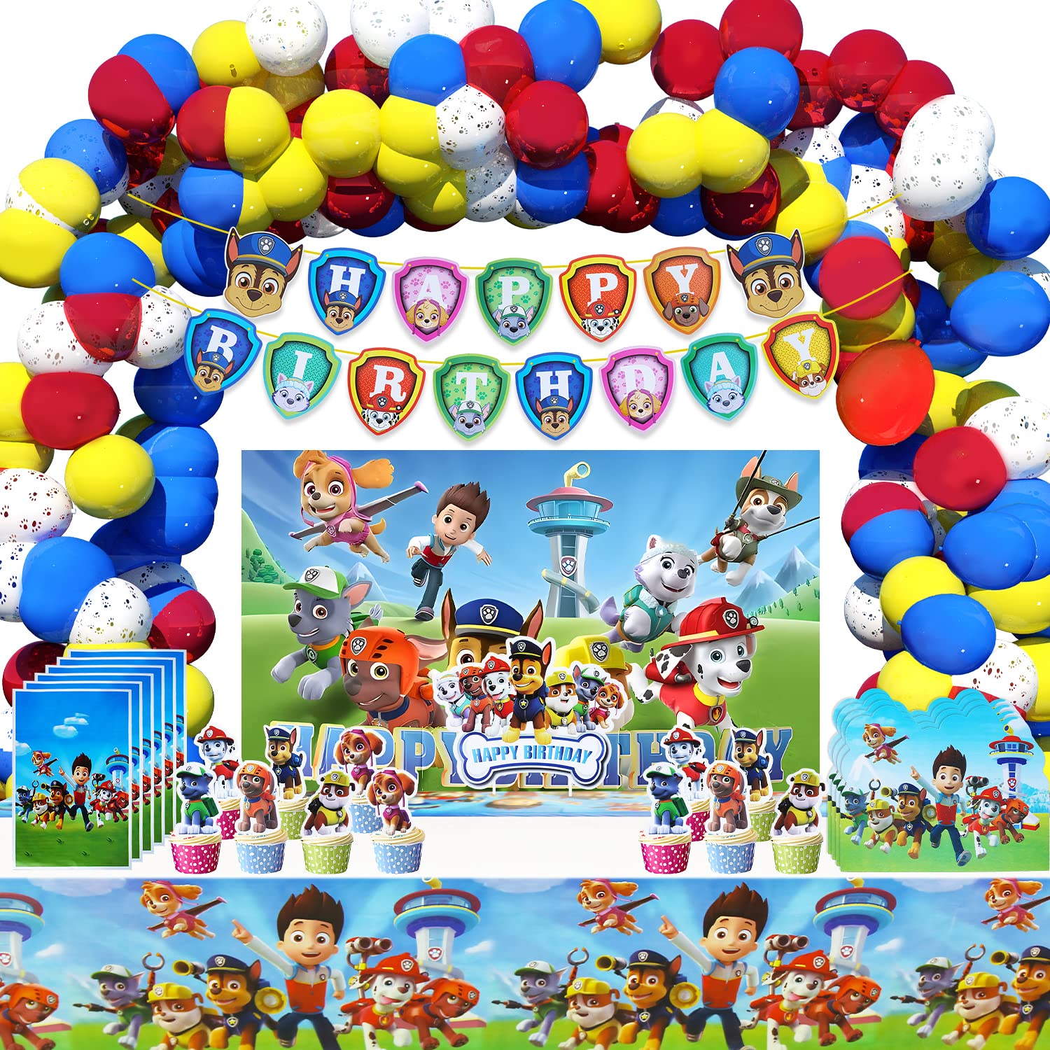 Buy 148PCS Paw Patrol Birthday Party Supplies Paw Patrol Party buy-148pcs-paw-patrol-birthday-party-supplies-paw-patrol-party