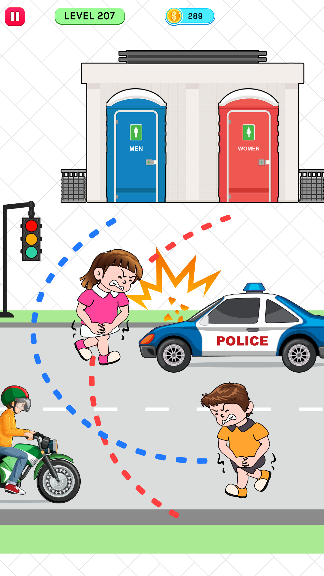 Toilet Monster Rush Race to Draw Puzzle Toilet Game for Poop race Pee ...