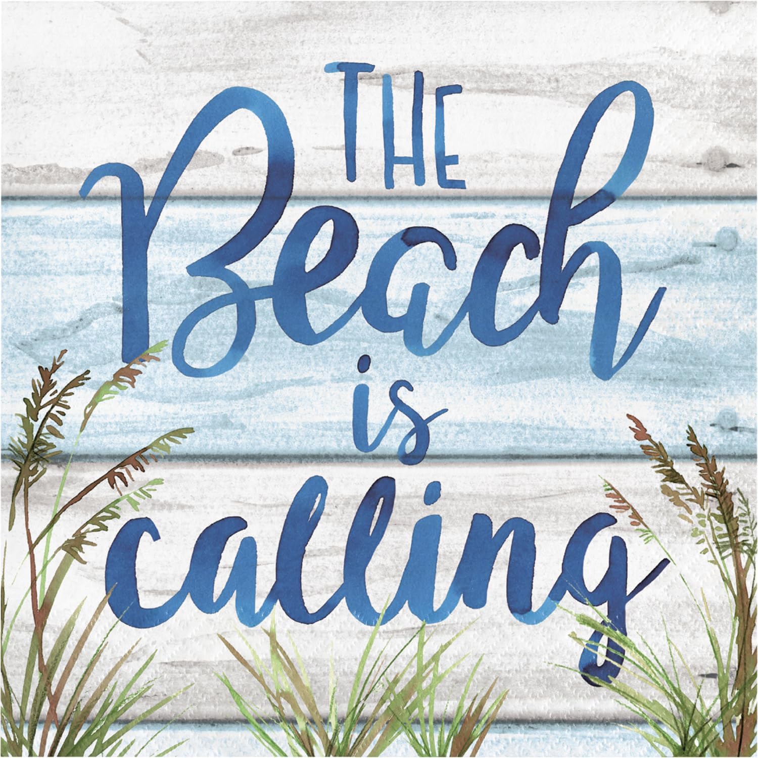 Amazon.com: Party Creations Beach Themed Disposable Lunch Napkins - 32 ...