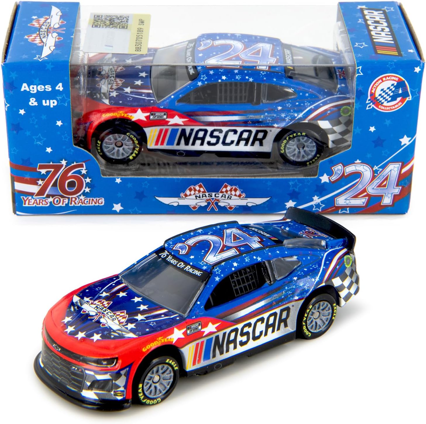 Amazon.com: Lionel Racing 2024 NASCAR 76 Years of Racing Diecast Car 1: ...