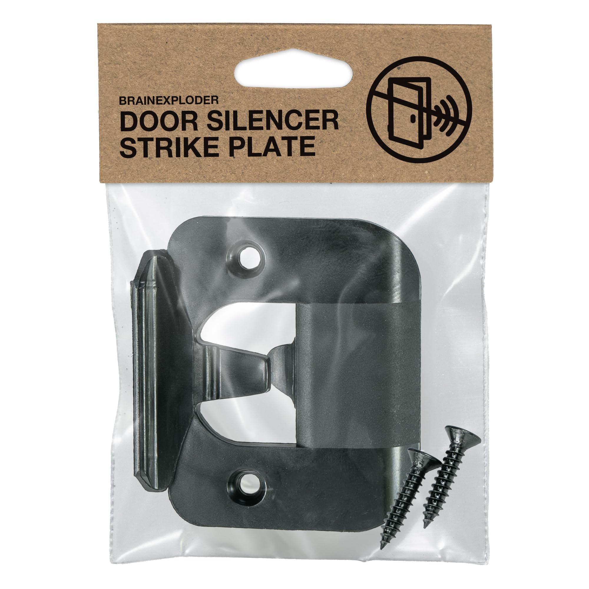 Door Silencer Strike Plate - Flexible, Noise Eliminating Fix for Loud ...