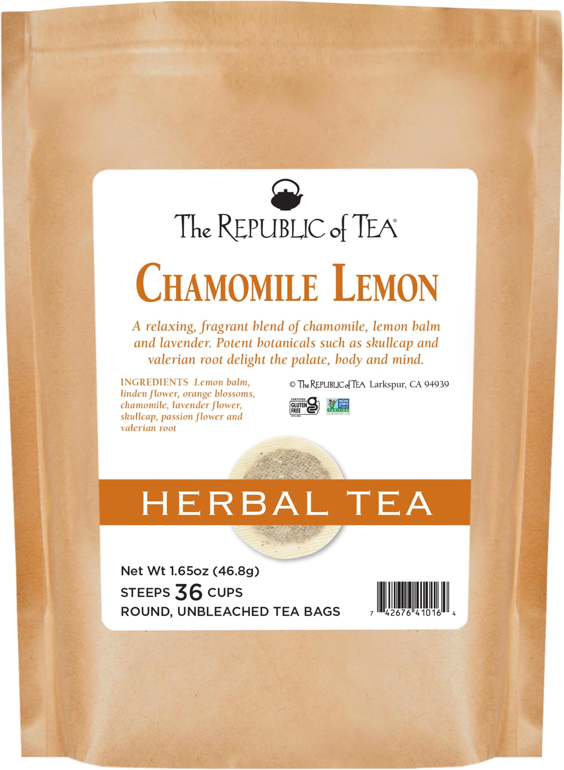 Amazon.com : The Republic of Tea — Organic Egyptian Chamomile SuperHerb ...